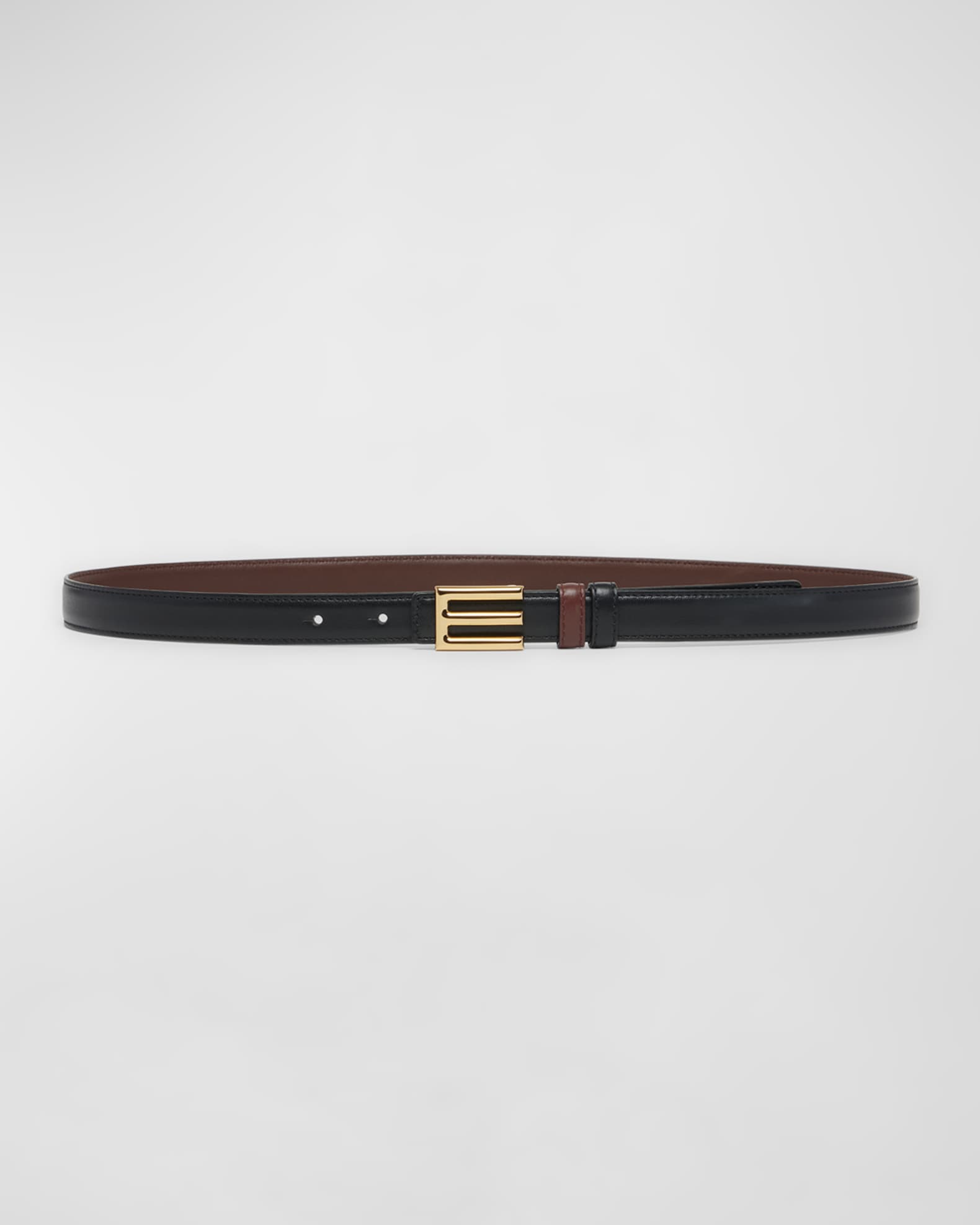 Etro Monogram Buckled Reversible Leather Belt | Neiman Marcus