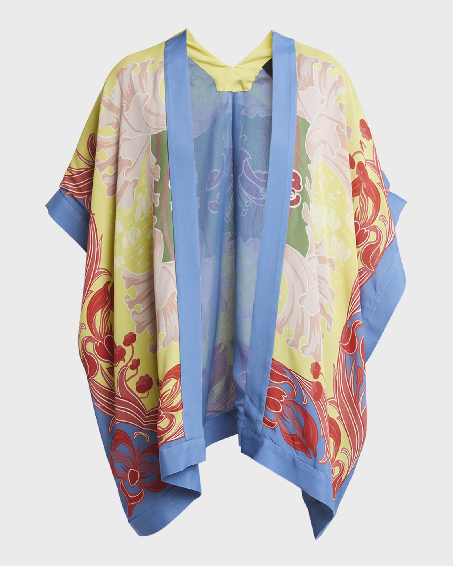 Etro Multicolor Floral Beach Cover-Up | Neiman Marcus