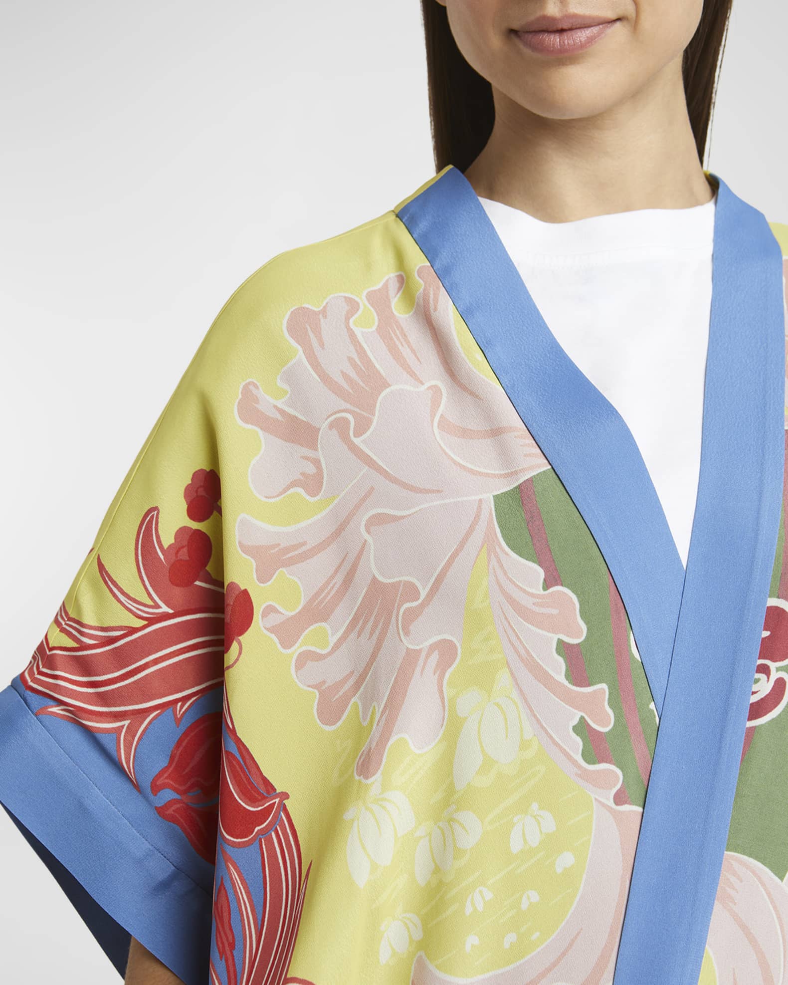 Etro Multicolor Floral Beach Cover-Up | Neiman Marcus