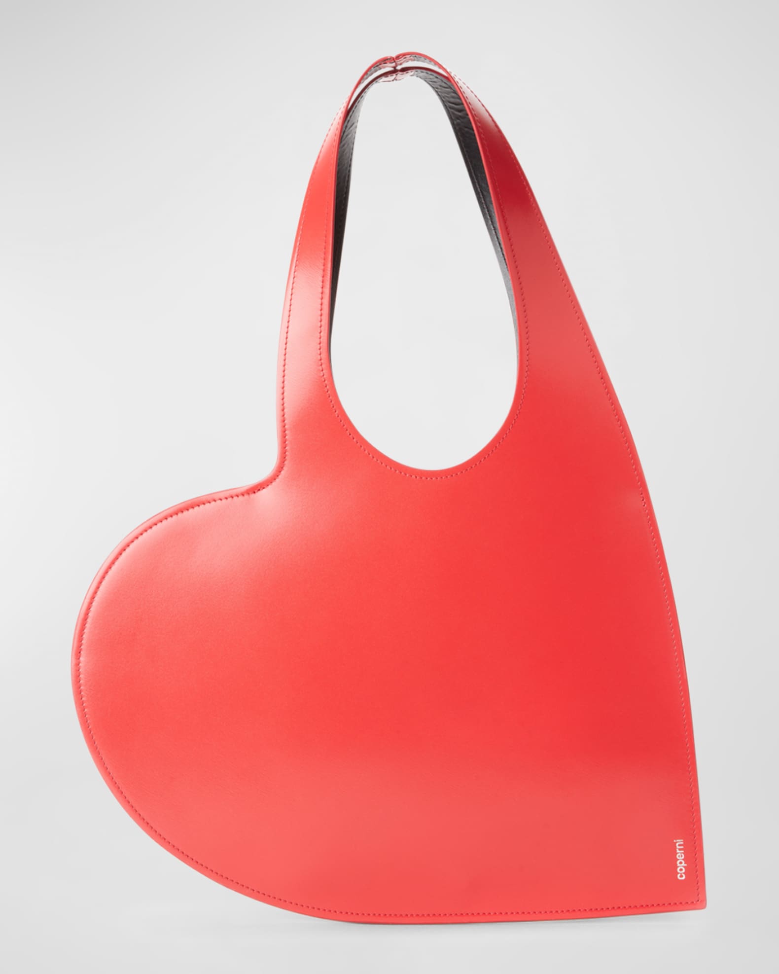 Coperni Heart Glossy Leather Tote Bag | Neiman Marcus