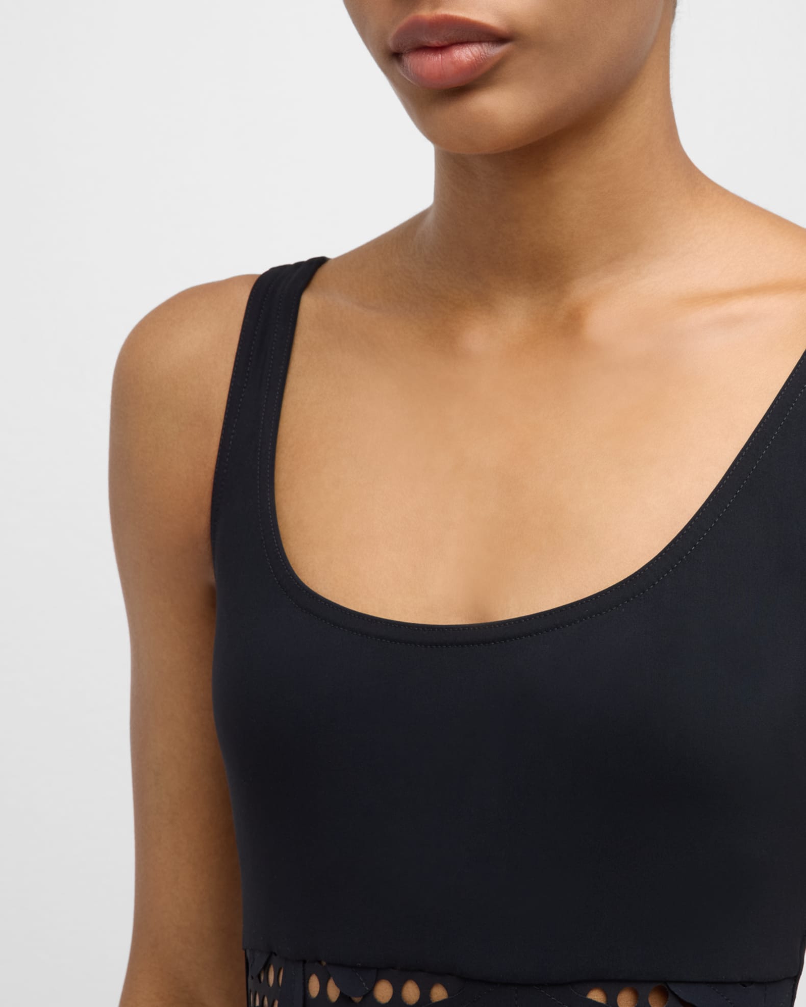 Karla Colletto Aster Silent Underwire One-Piece Swimsuit | Neiman Marcus