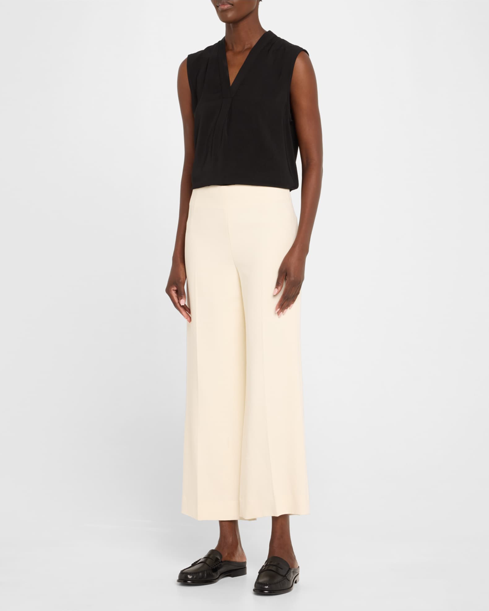 Rag & Bone Carter Leather Penny Loafer Mules | Neiman Marcus