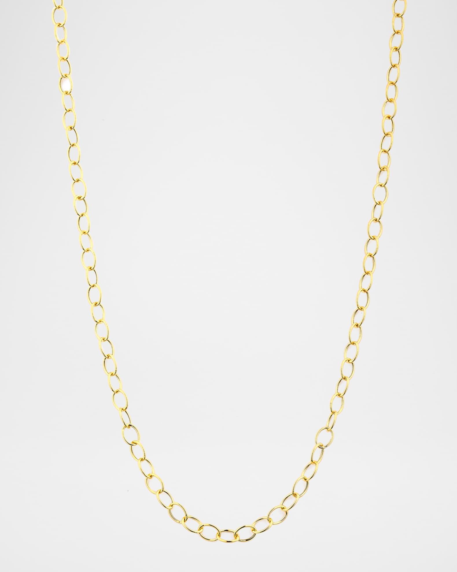 Syna 18k Yellow Gold Medium Link Chain Necklace, 30"L | Neiman Marcus