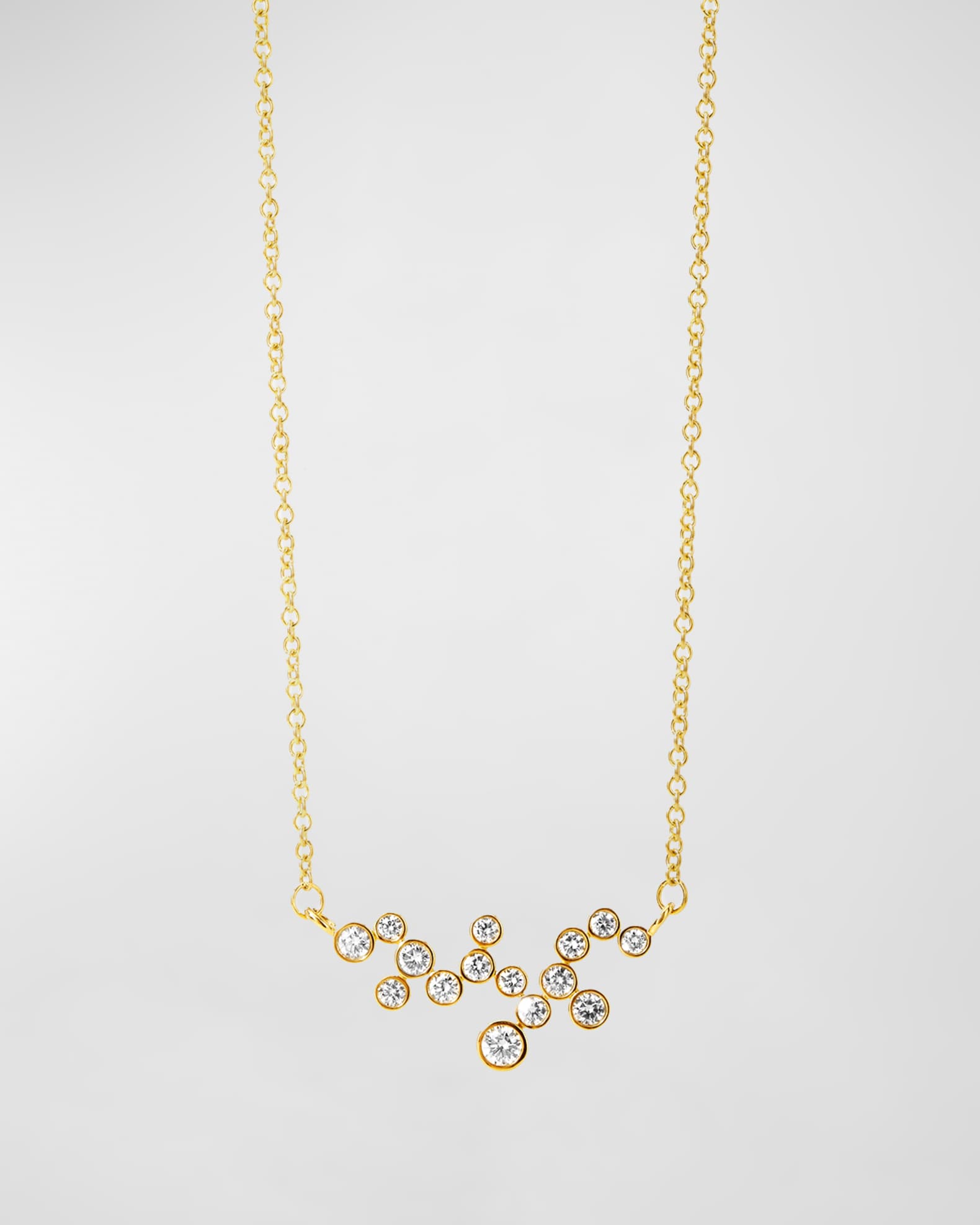 Syna 18K Champagne Diamond Bubbles Necklace | Neiman Marcus