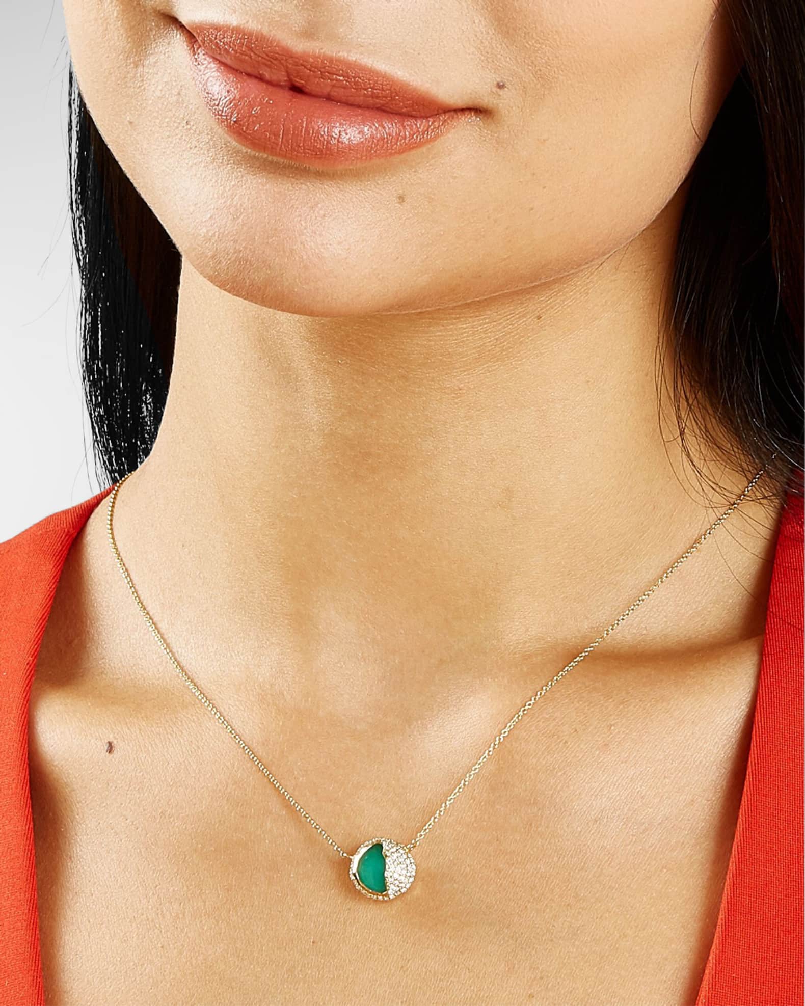 18K Cosmic Eclipse Necklace | Neiman Marcus