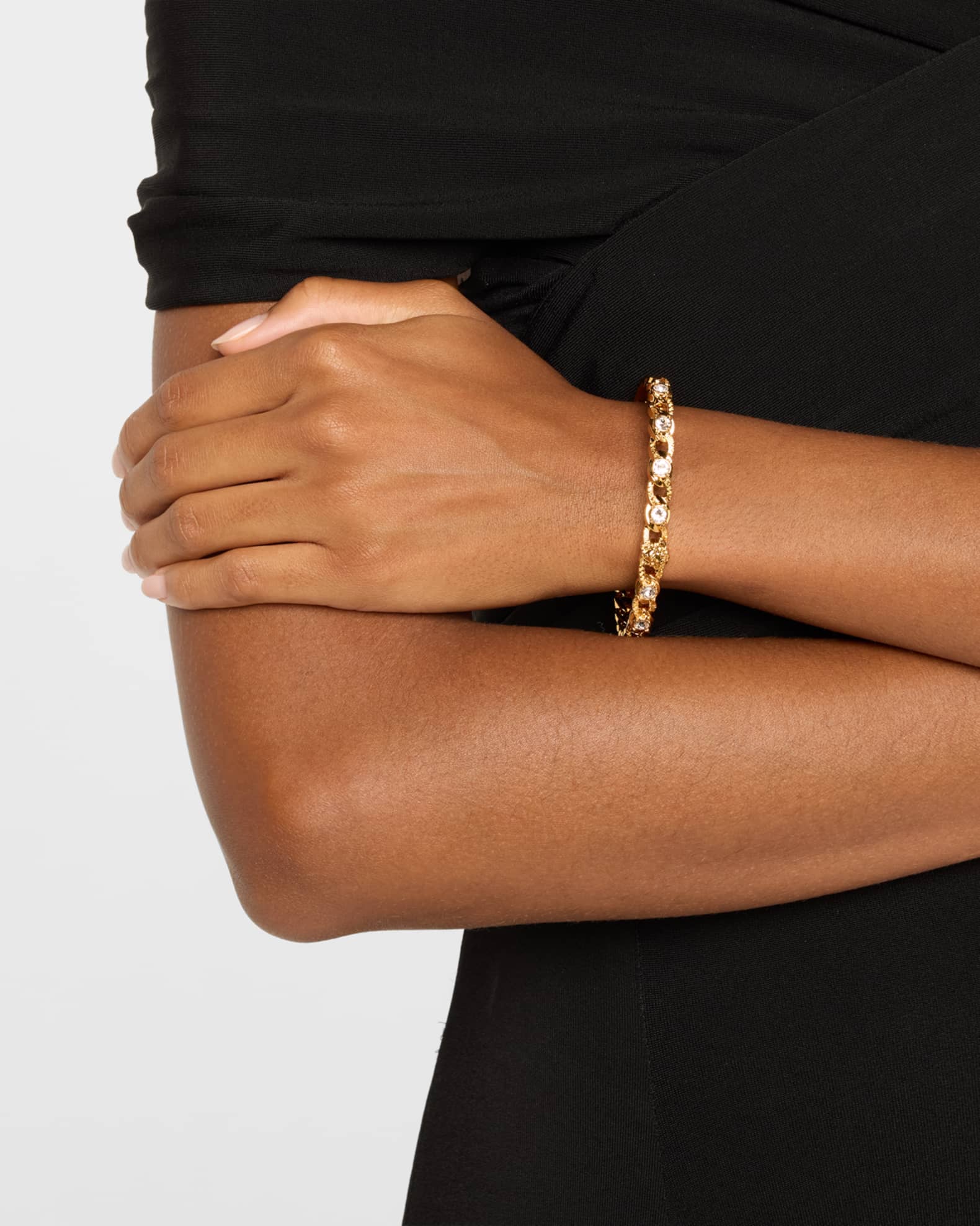 Versace Medusa Greca Chain Cuff Bracelet | Neiman Marcus