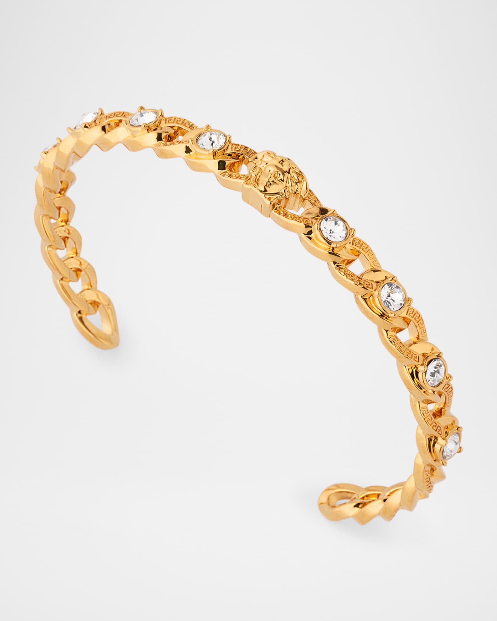 Versace Medusa Greca Chain Cuff Bracelet | Neiman Marcus