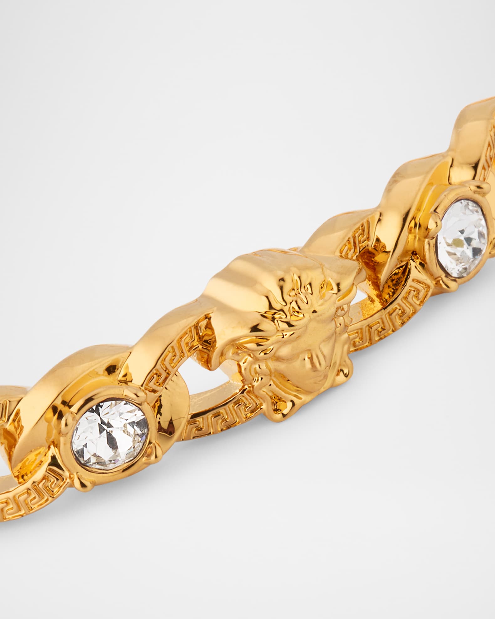 Versace Medusa Greca Chain Cuff Bracelet | Neiman Marcus