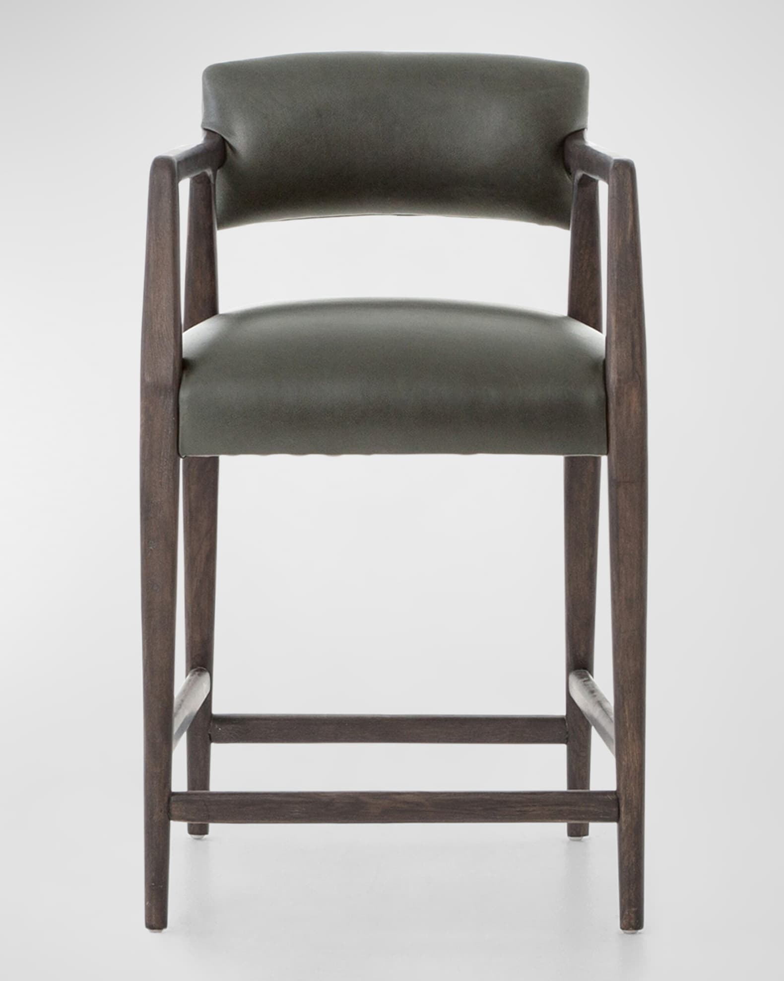 Four Hands Tyler Leather Counter Stool, 26" | Neiman Marcus