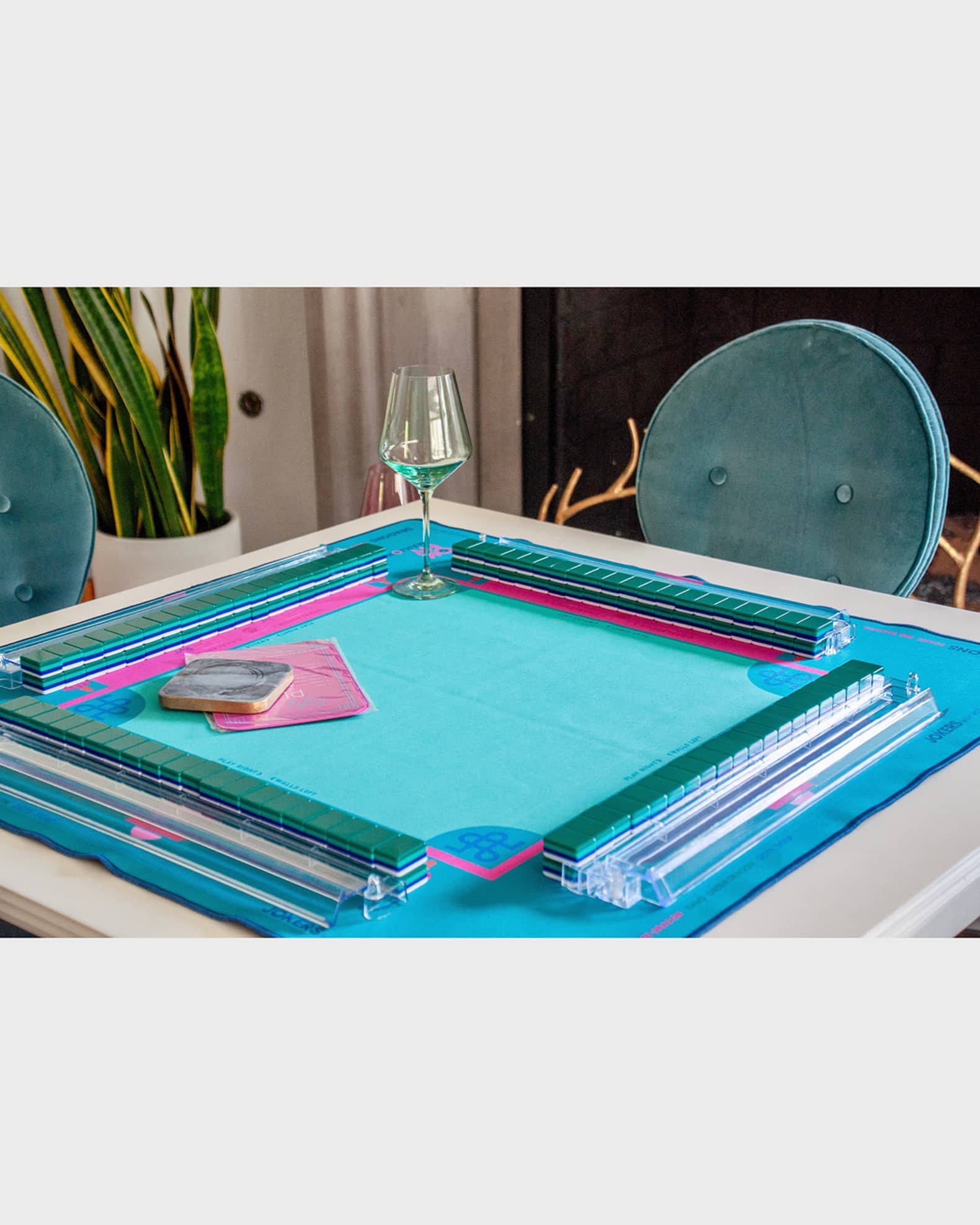 OH MY MAHJONG Shangri-La Mahjong Tile Set | Neiman Marcus