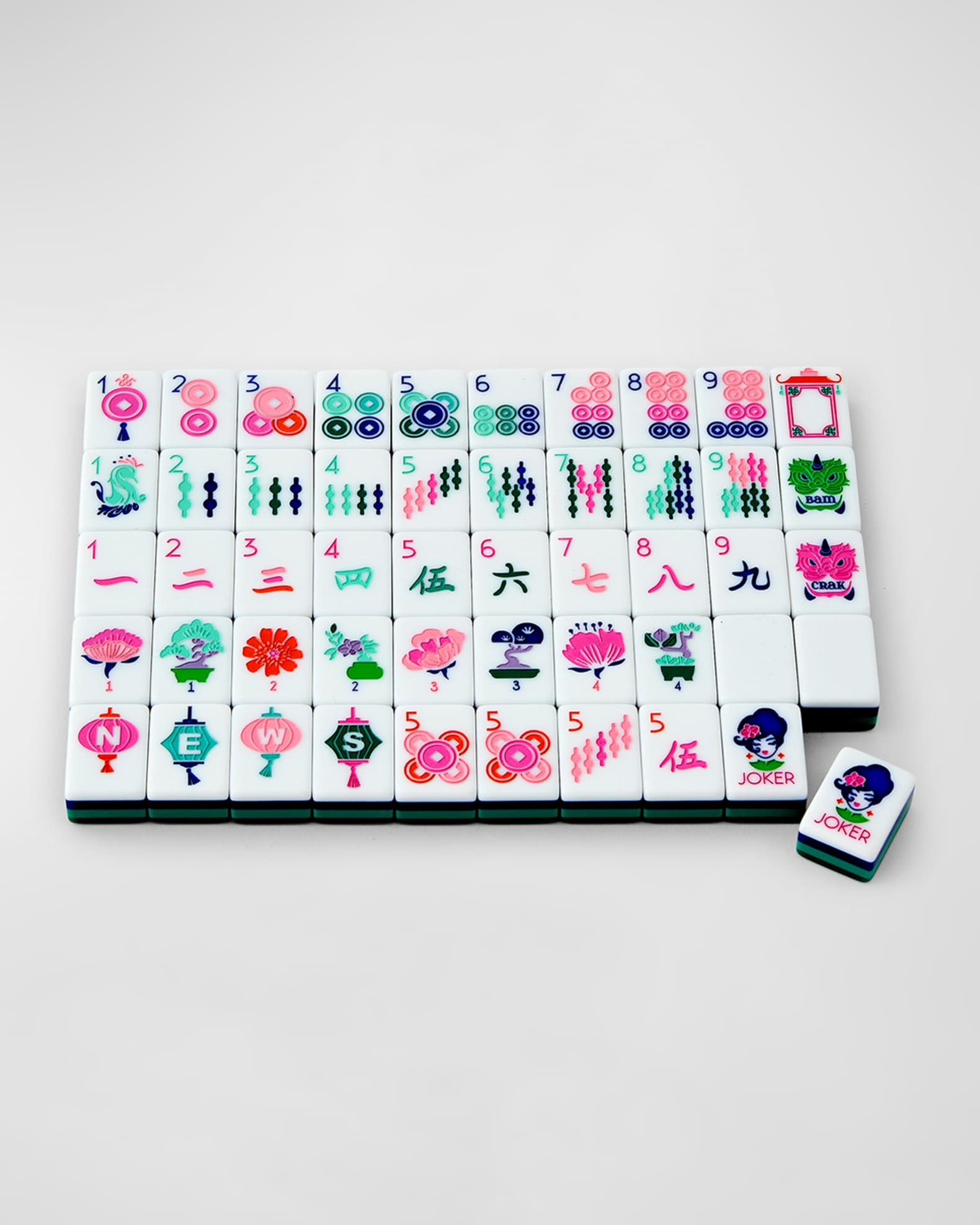 OH MY MAHJONG Shangri-La Mahjong Tile Set | Neiman Marcus