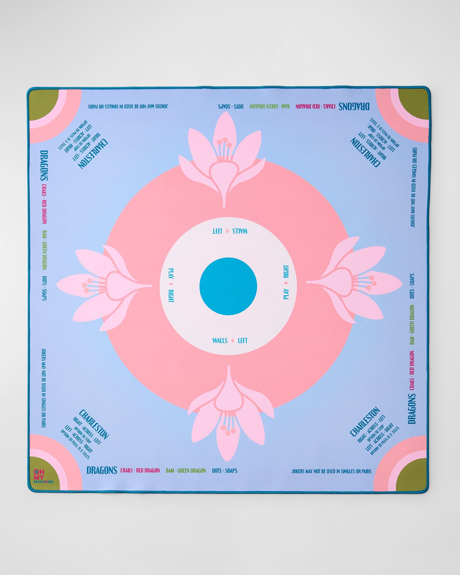 OH MY MAHJONG La Fete Neoprene Mahjong Mat | Neiman Marcus