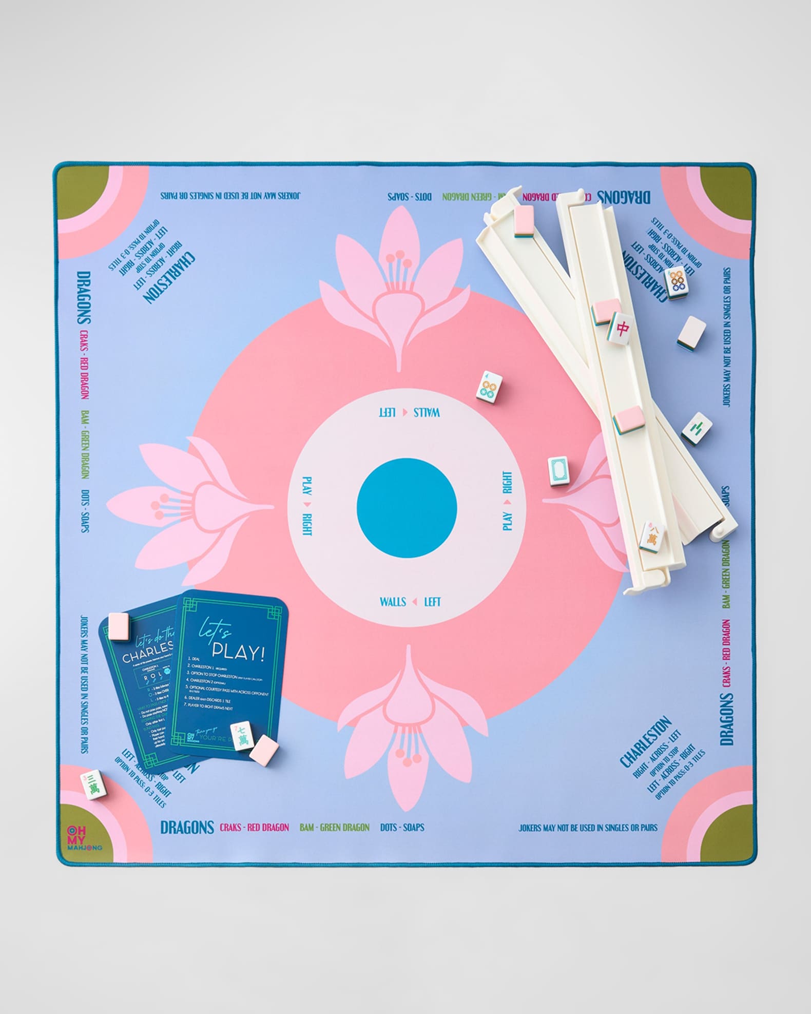 OH MY MAHJONG La Fete Neoprene Mahjong Mat | Neiman Marcus