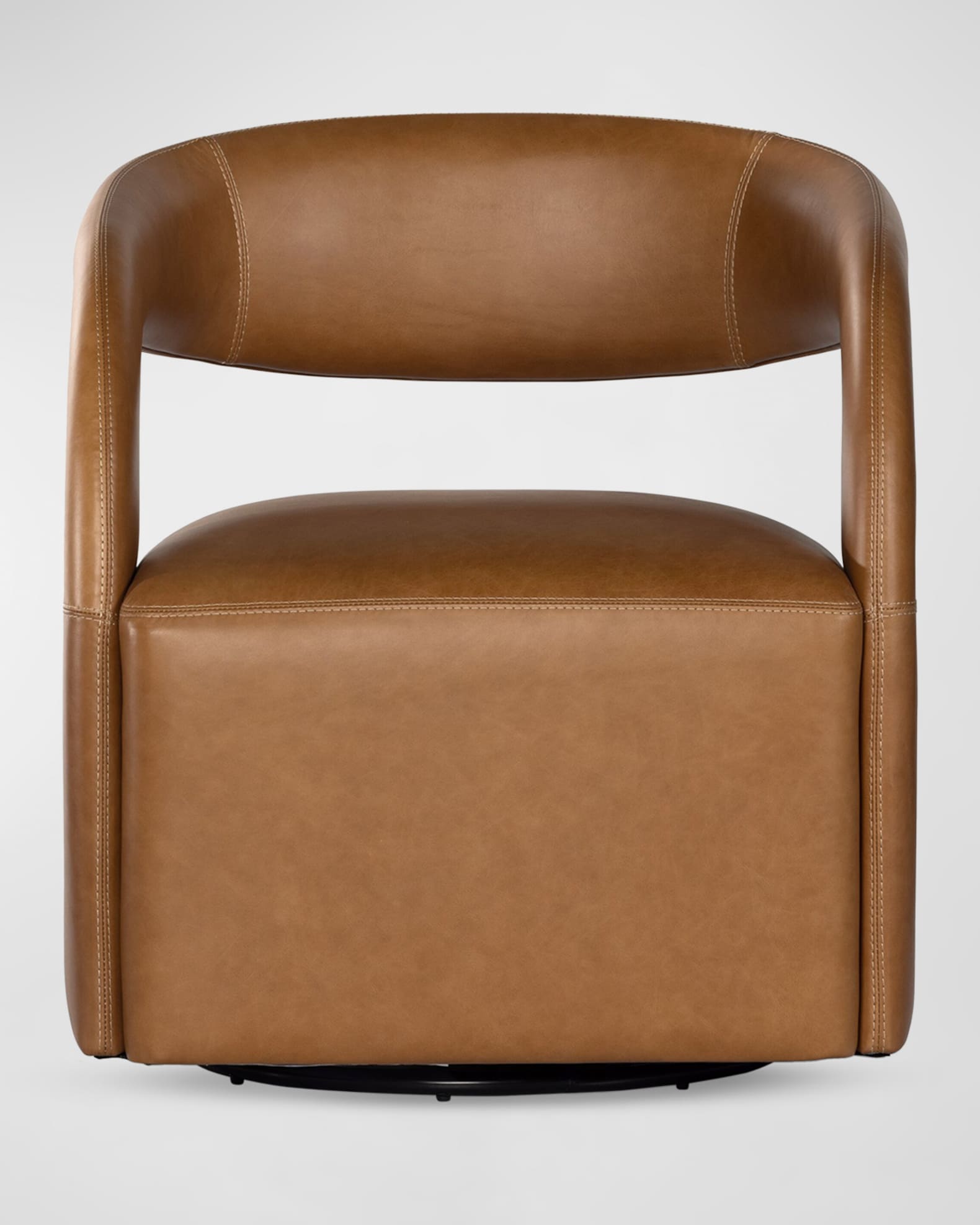 Four Hands Hawkins Leather Swivel Chair | Neiman Marcus