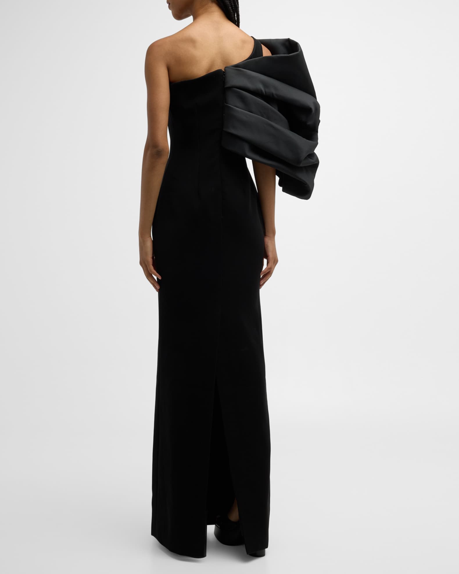 Gaurav Gupta Draped One-Shoulder Column Gown | Neiman Marcus