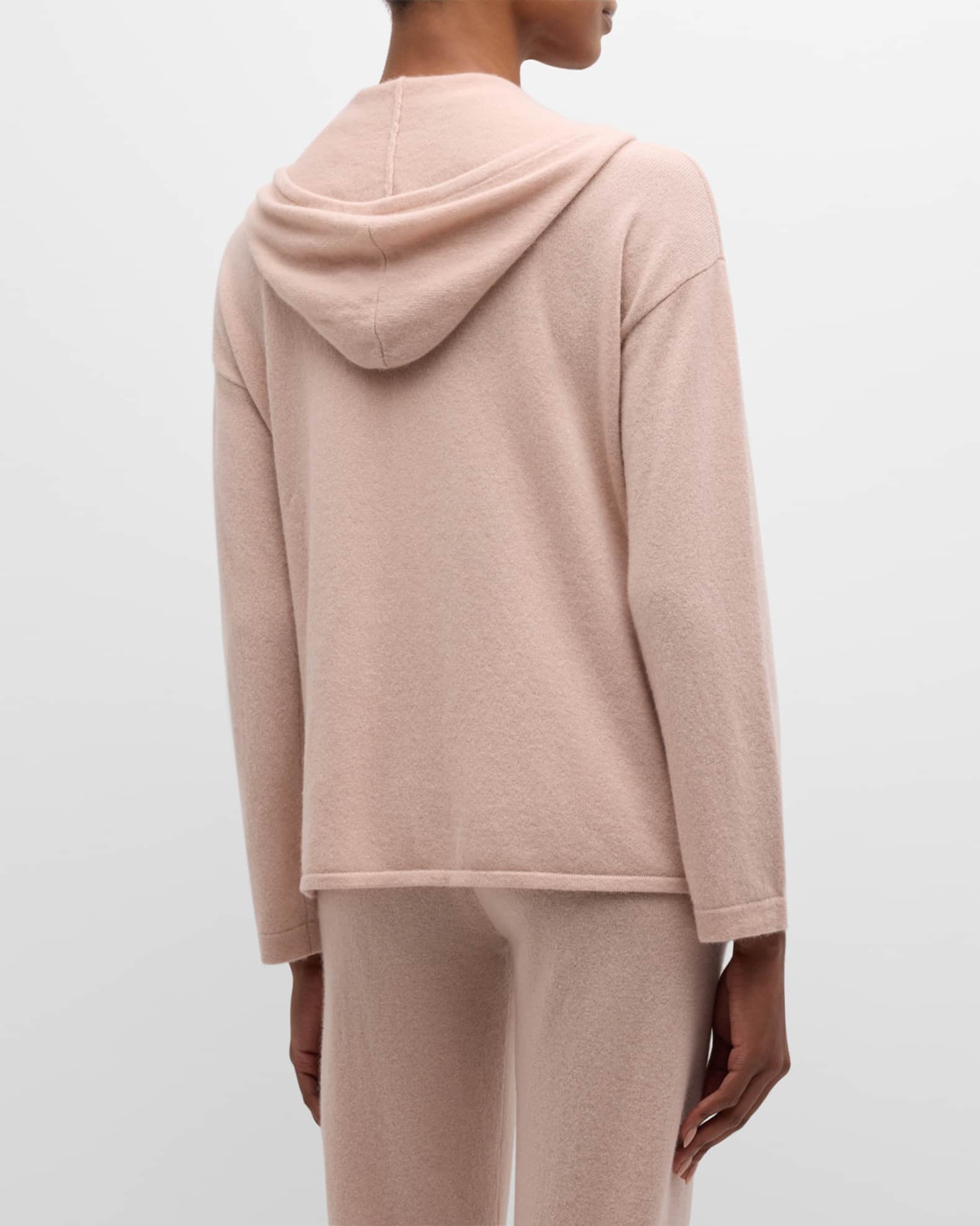 Neiman Marcus Cashmere Collection Cashmere Zip-Front Hoodie | Neiman Marcus