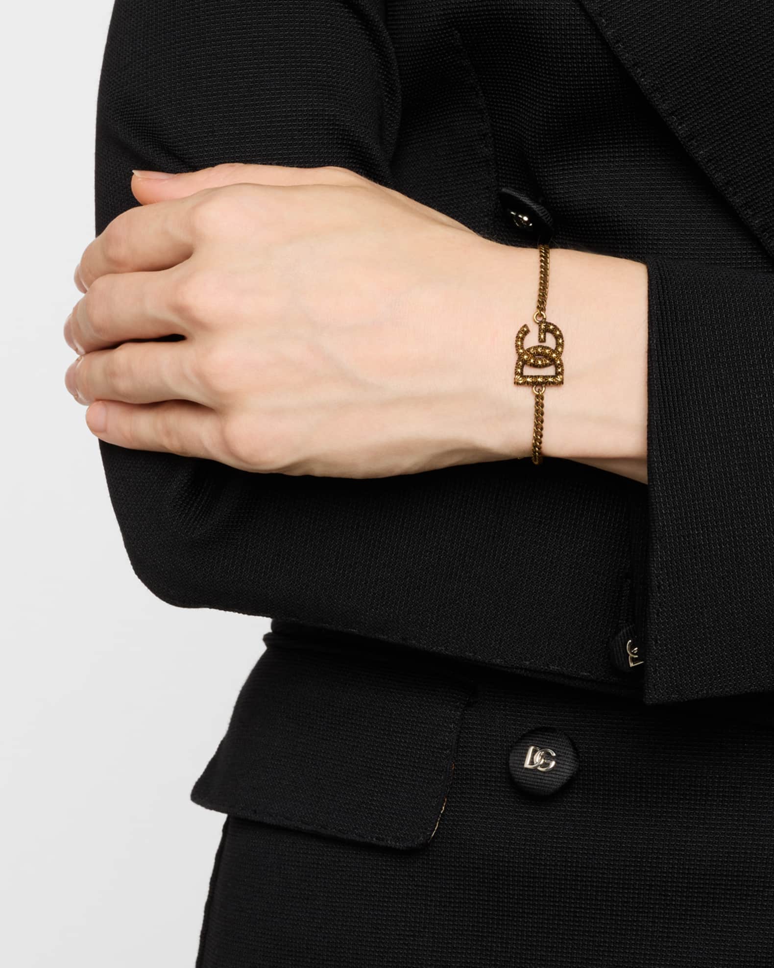Dolce&Gabbana DG Logo Chain Bracelet | Neiman Marcus