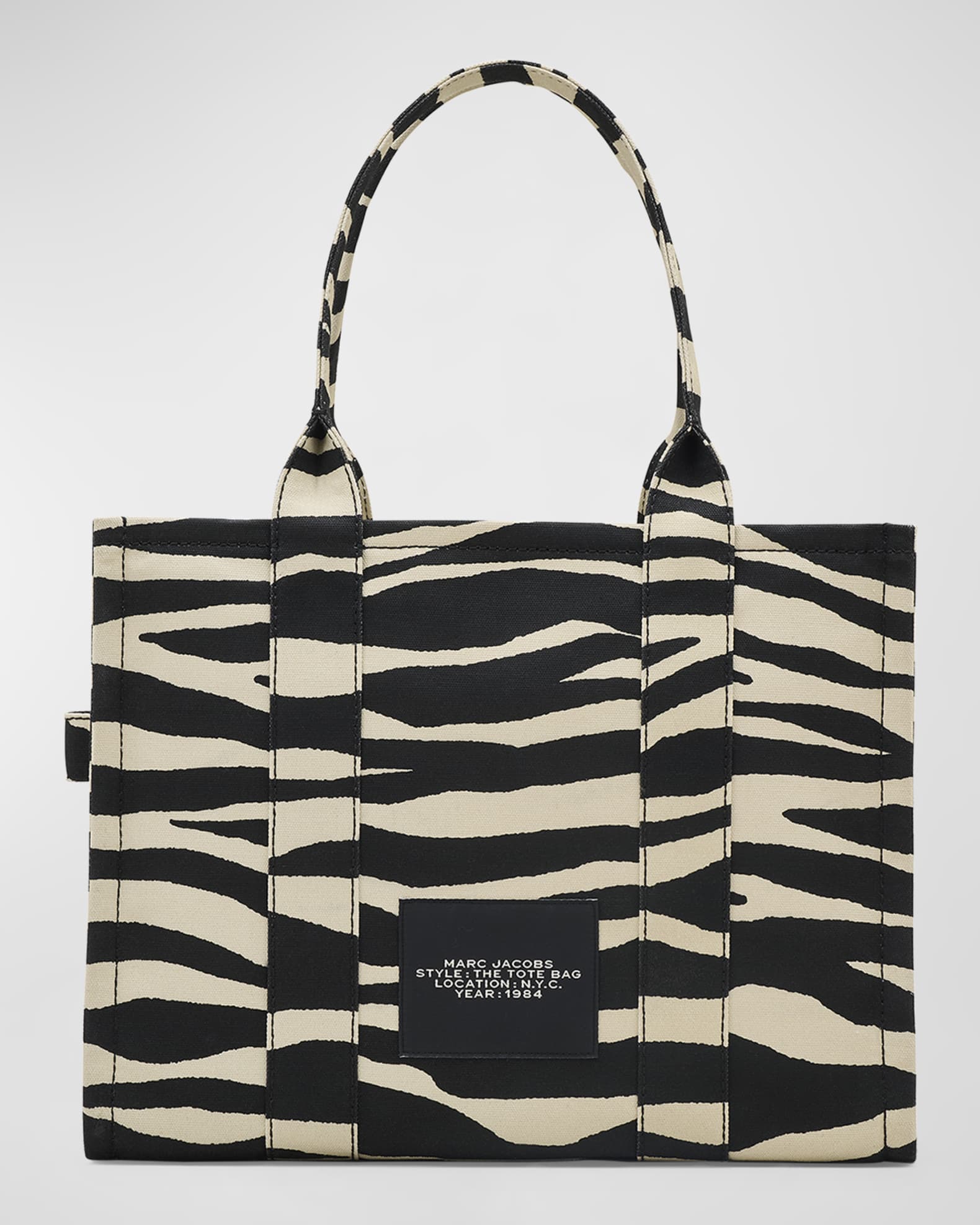 Marc Jacobs The Zebra Canvas Large Tote Bag | Neiman Marcus