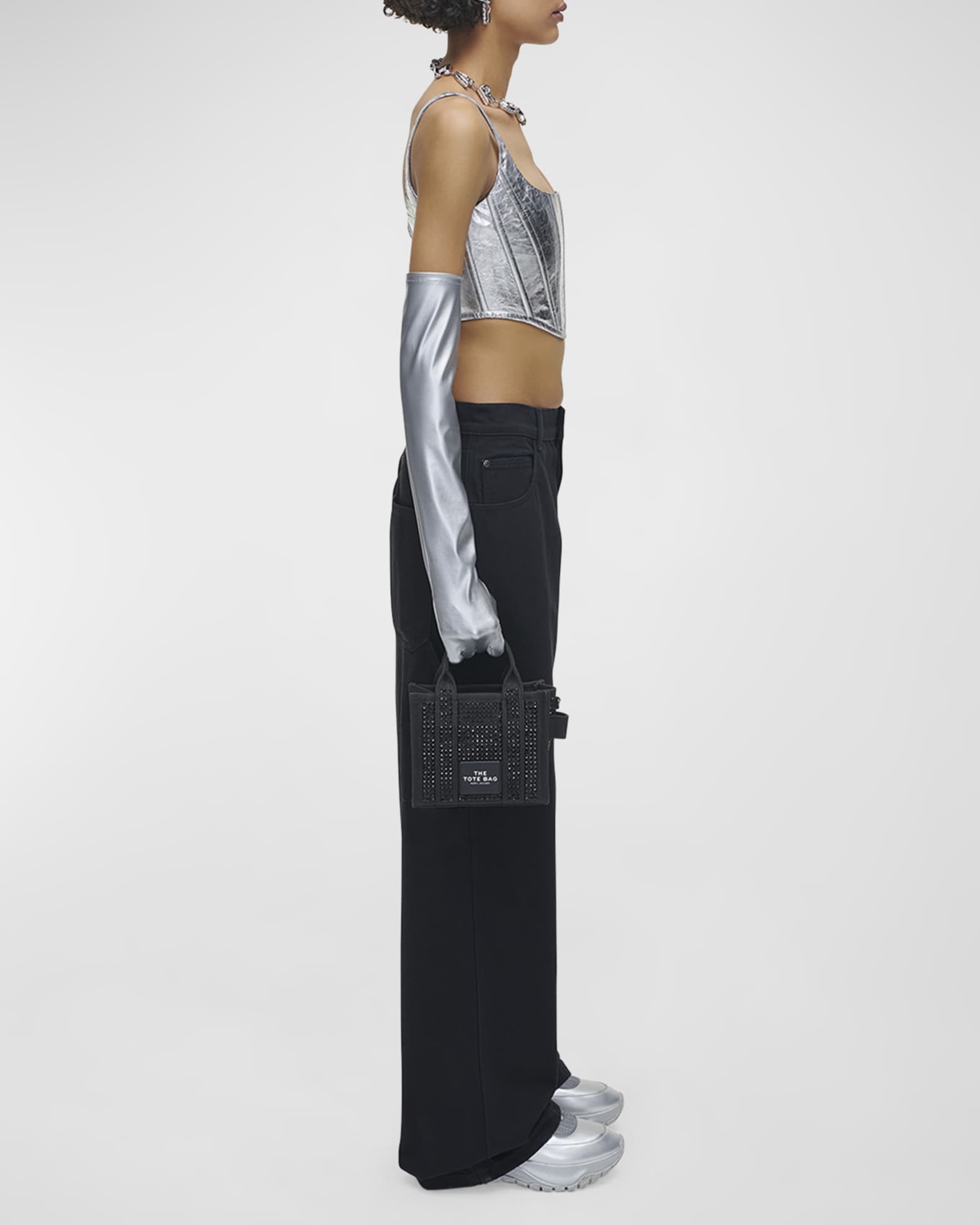 Marc Jacobs The Crystal Canvas Crossbody Tote Bag | Neiman Marcus