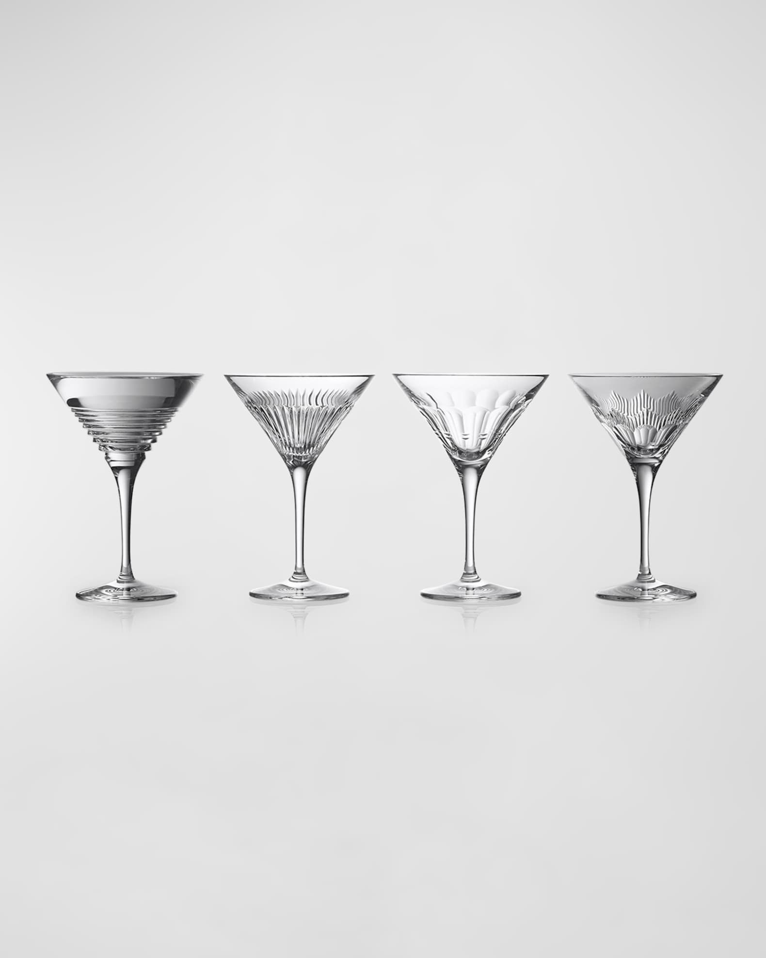 Waterford Crystal Mixed Mixology Martini Glasses, Set of 4 | Neiman Marcus