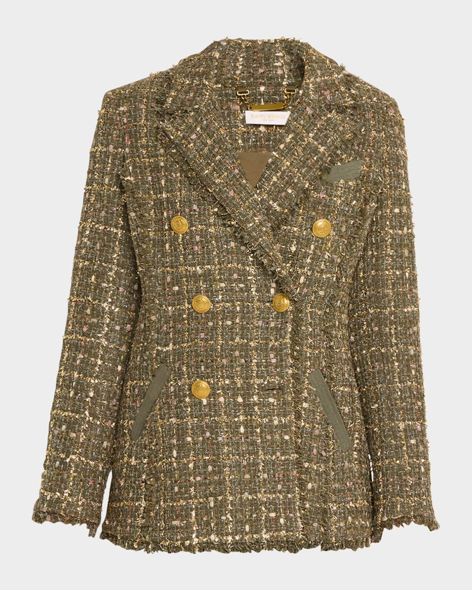Ramy Brook Marsha Tweed Blazer | Neiman Marcus