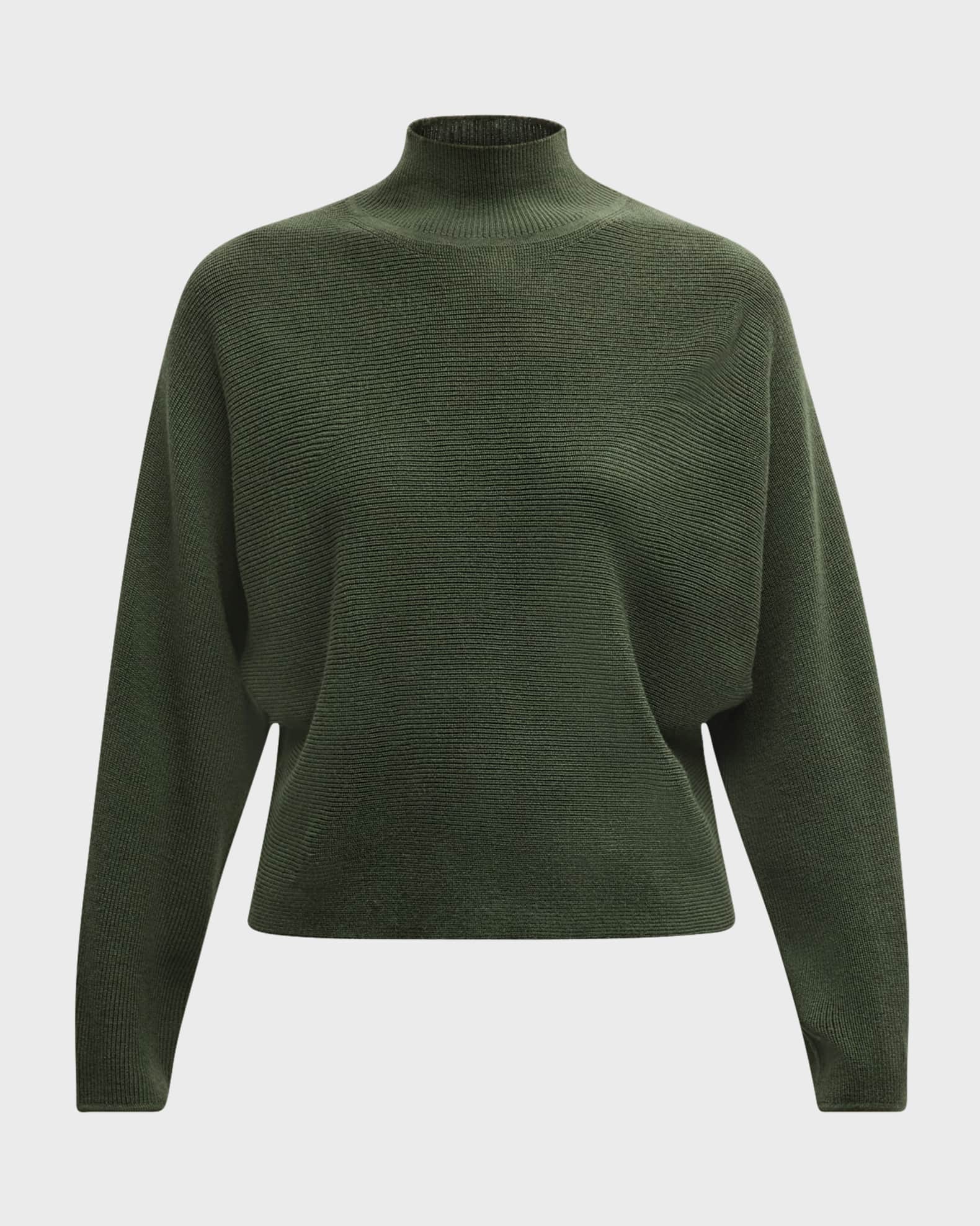 Ramy Brook Cassidy Mock-Neck Wool Sweater | Neiman Marcus