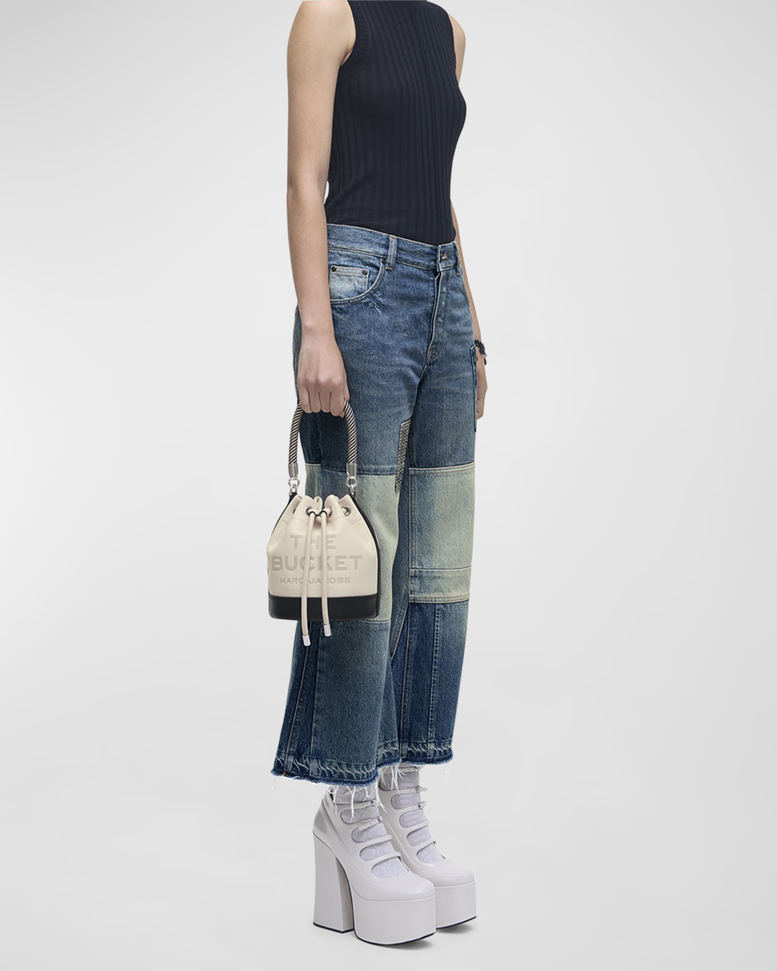 Marc Jacobs The Colorblock Leather Bucket Bag | Neiman Marcus