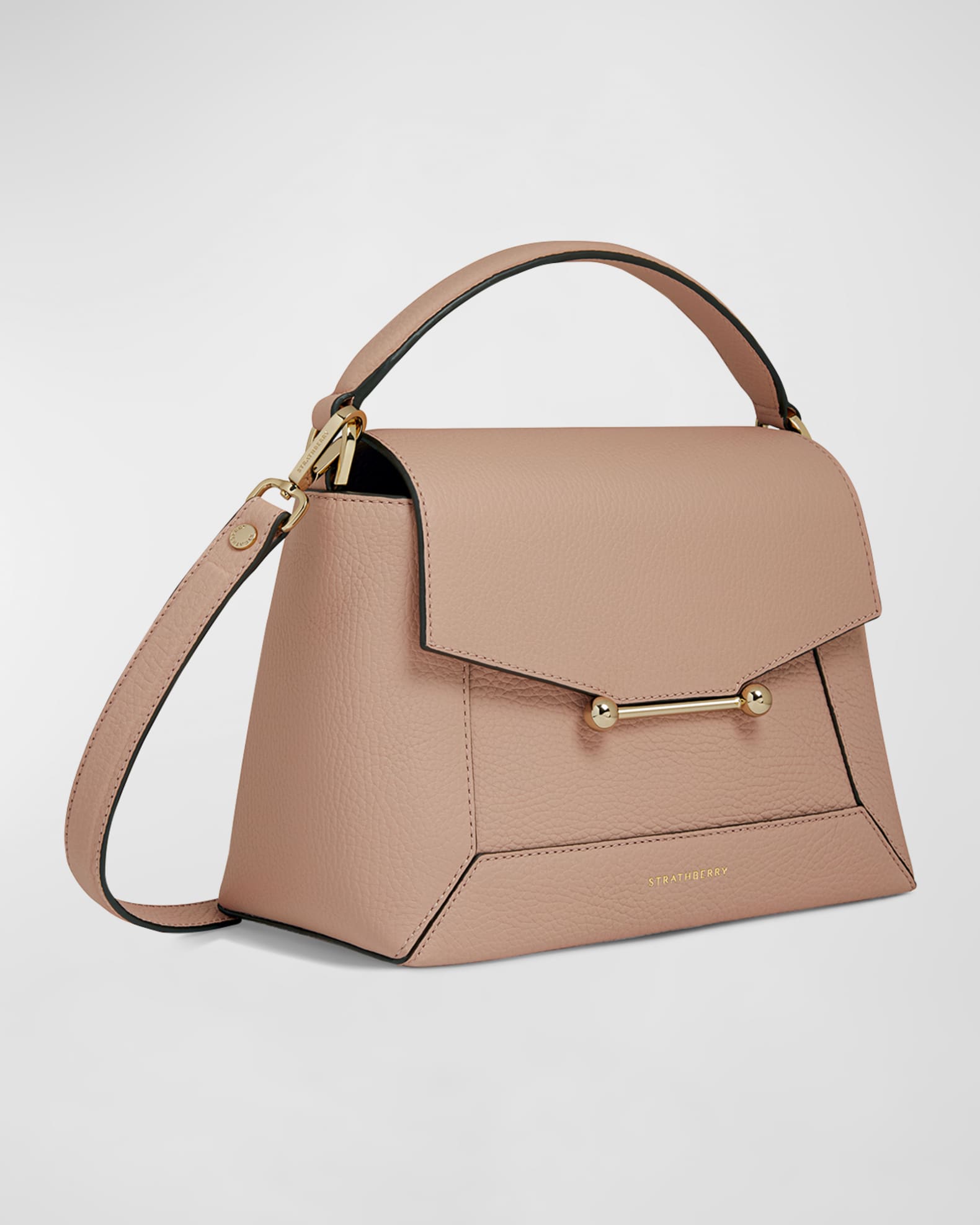 STRATHBERRY Mosaic Calf Leather Top-Handle Bag | Neiman Marcus