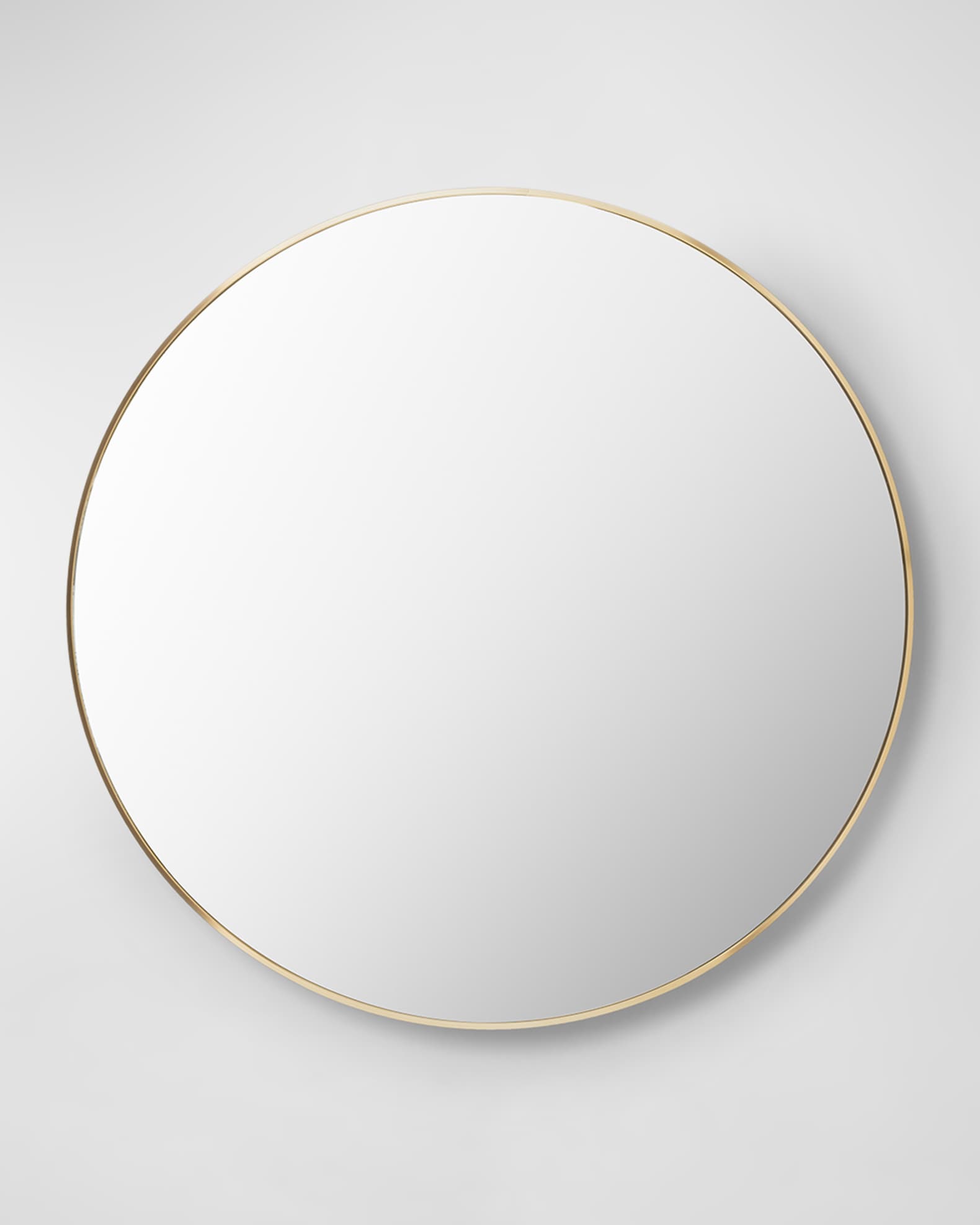 Surya Aranya 36" Round Wall Mirror, Gold | Neiman Marcus