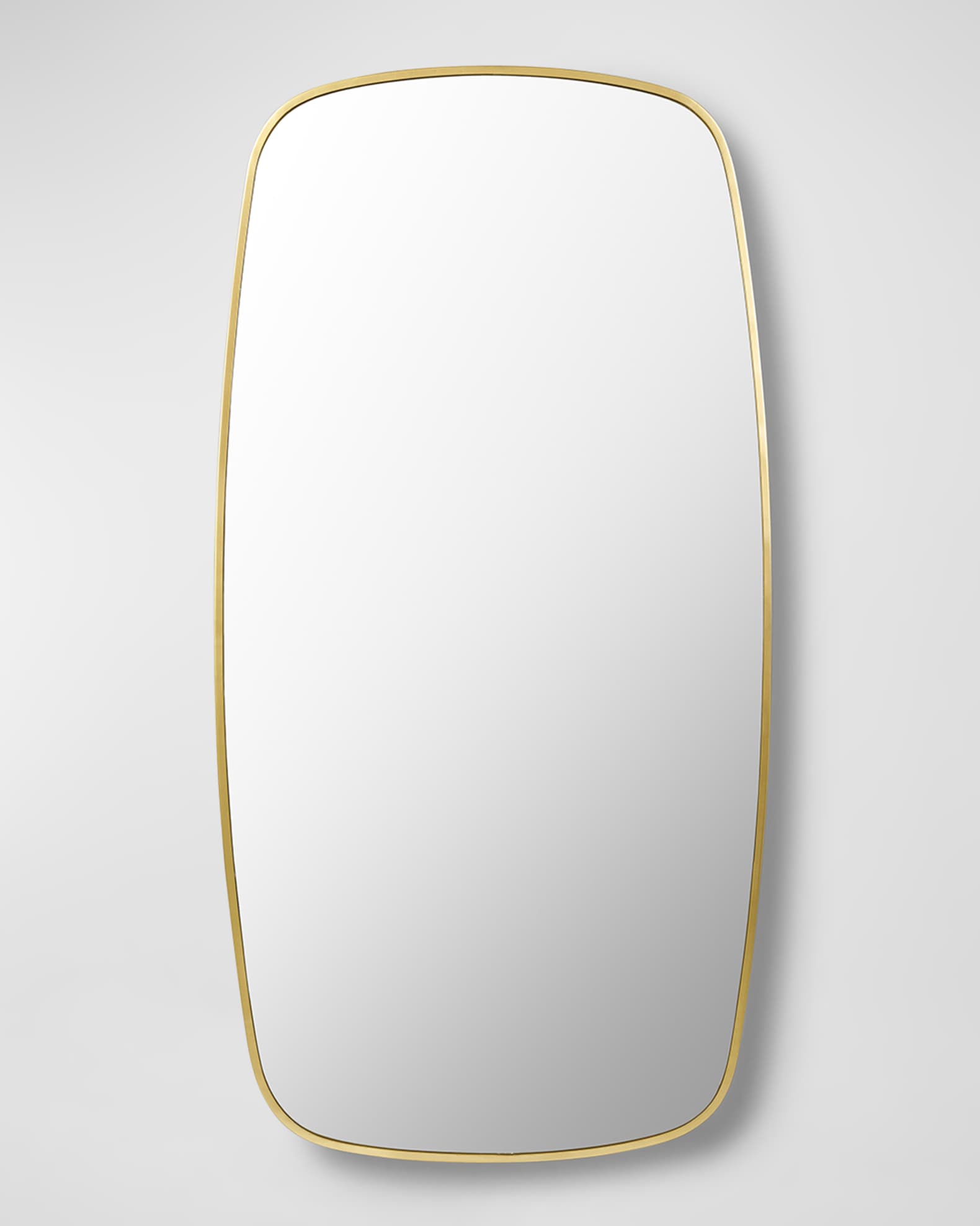 Surya Inverness Golden Elongated Mirror | Neiman Marcus