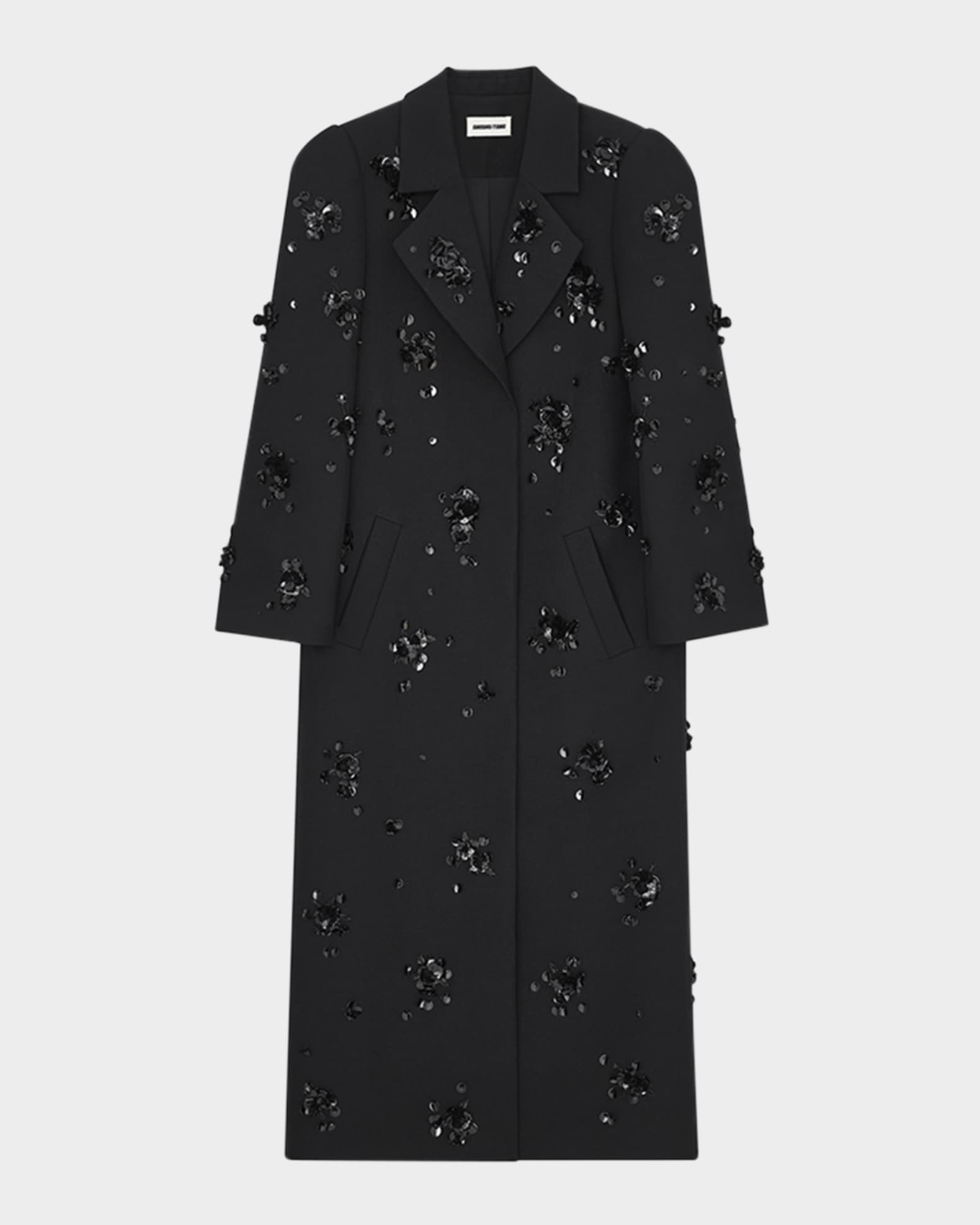 SHUSHU/TONG Oversized Embellished Coat | Neiman Marcus