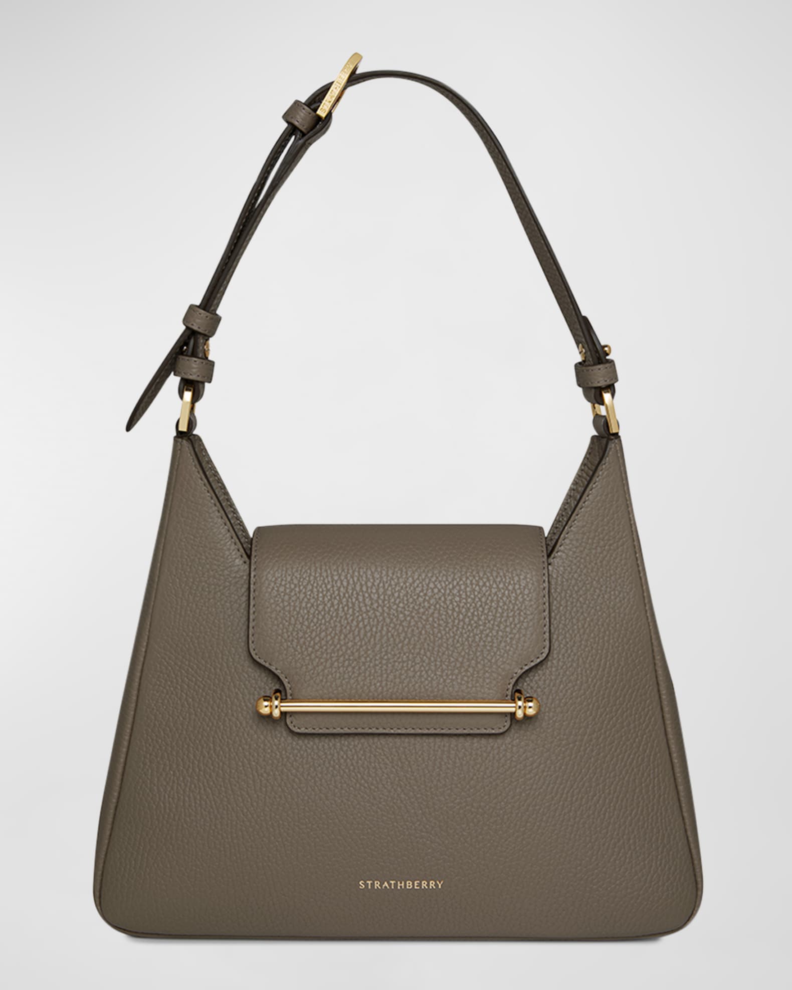 STRATHBERRY Multrees Hobo Leather Shoulder Bag | Neiman Marcus