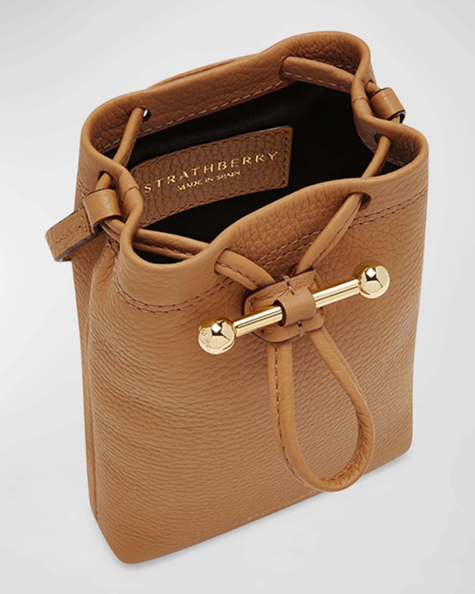 STRATHBERRY Osette Pouch Large Leather Crossbody Bag | Neiman Marcus