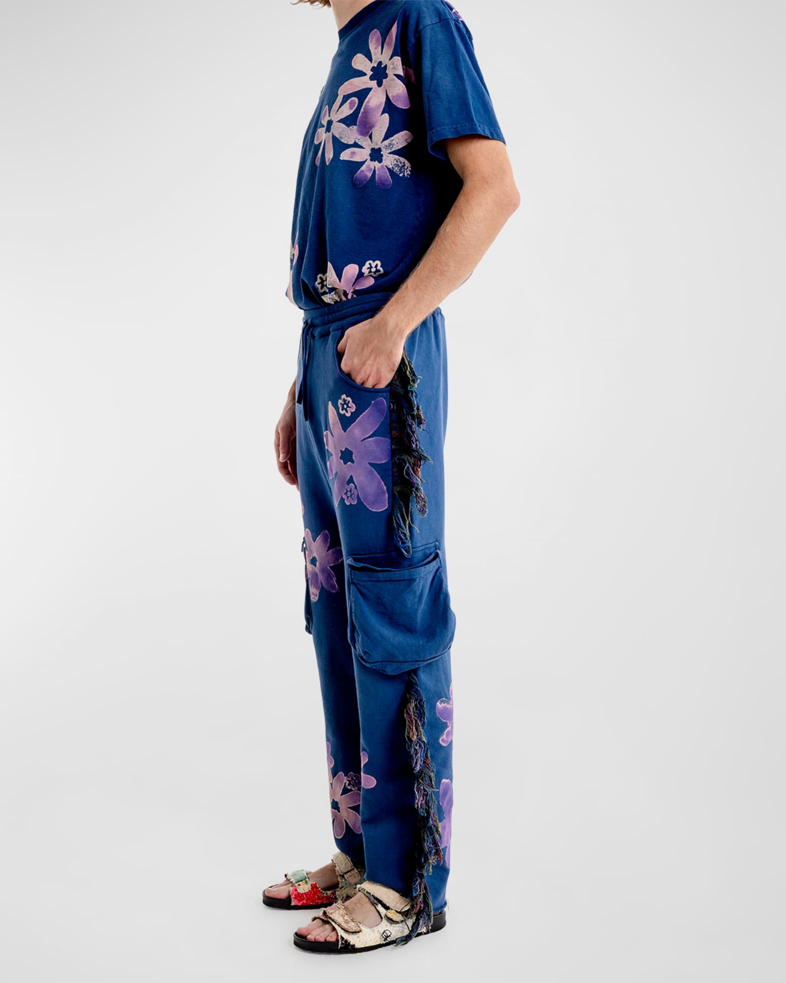 Alchemist Men's Know U Riders Block-Print Joggers | Neiman Marcus