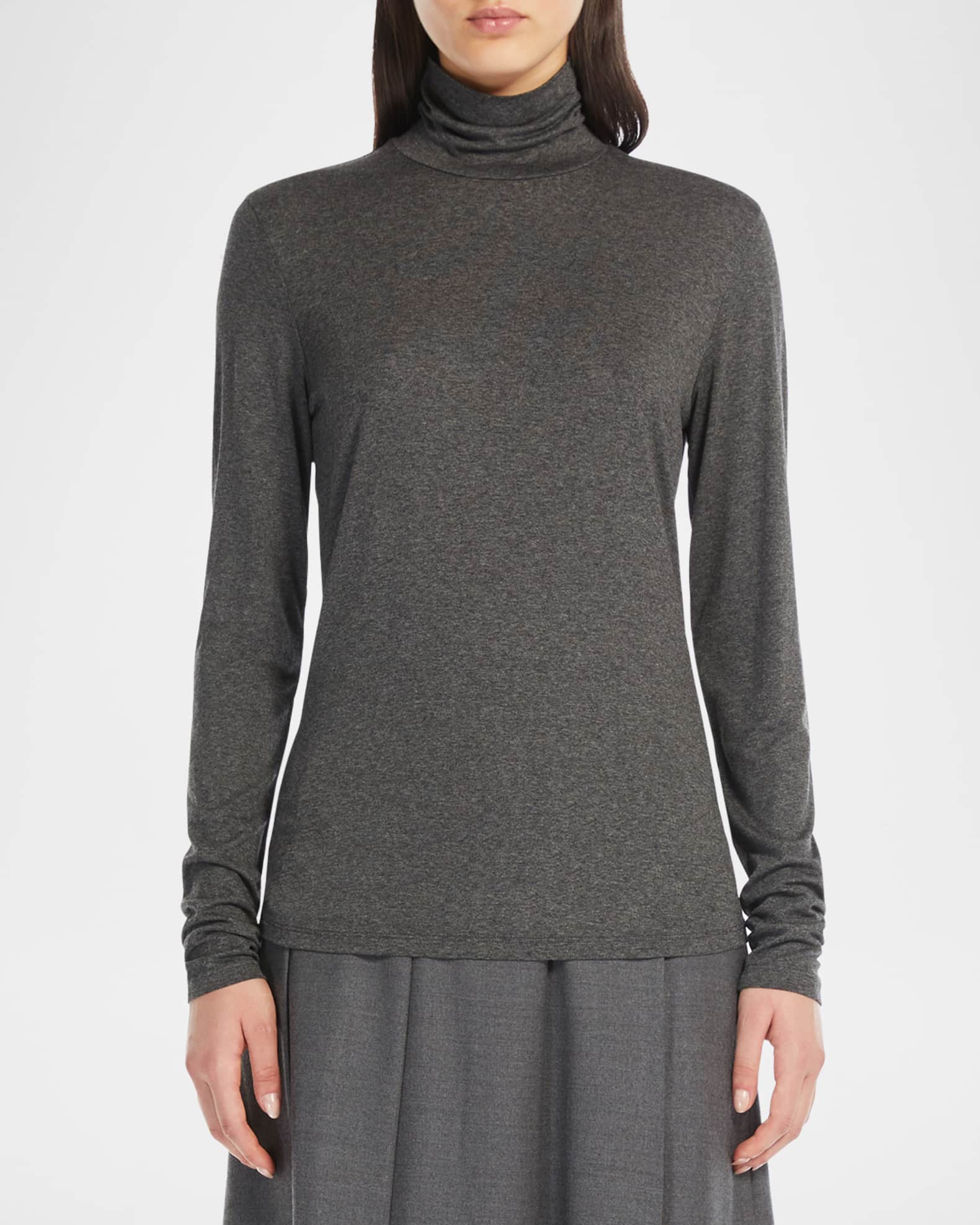 Weekend Max Mara Multif Turtleneck Stretch Viscose Top | Neiman Marcus