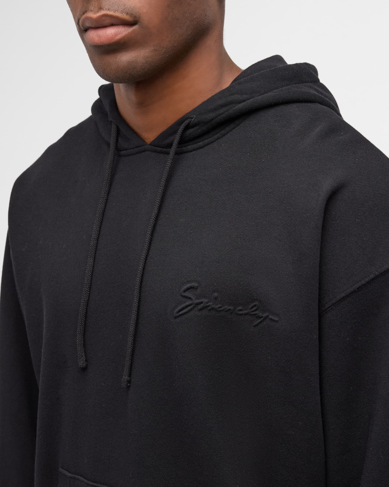 Givenchy Men's Embossed Logo Hoodie | Neiman Marcus
