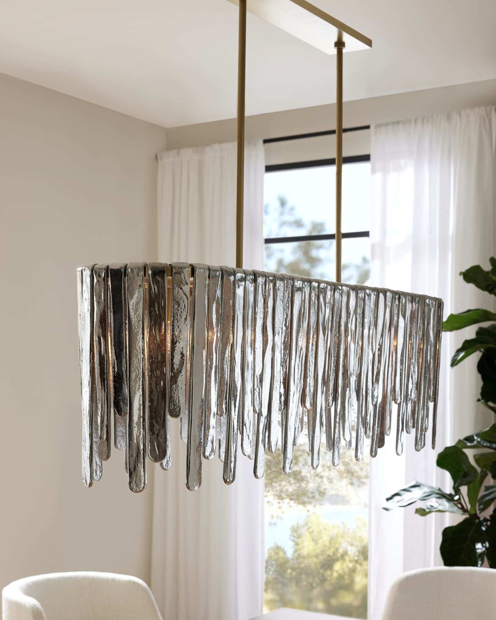 Arteriors Leighton 52" 7-Light Chandelier | Neiman Marcus