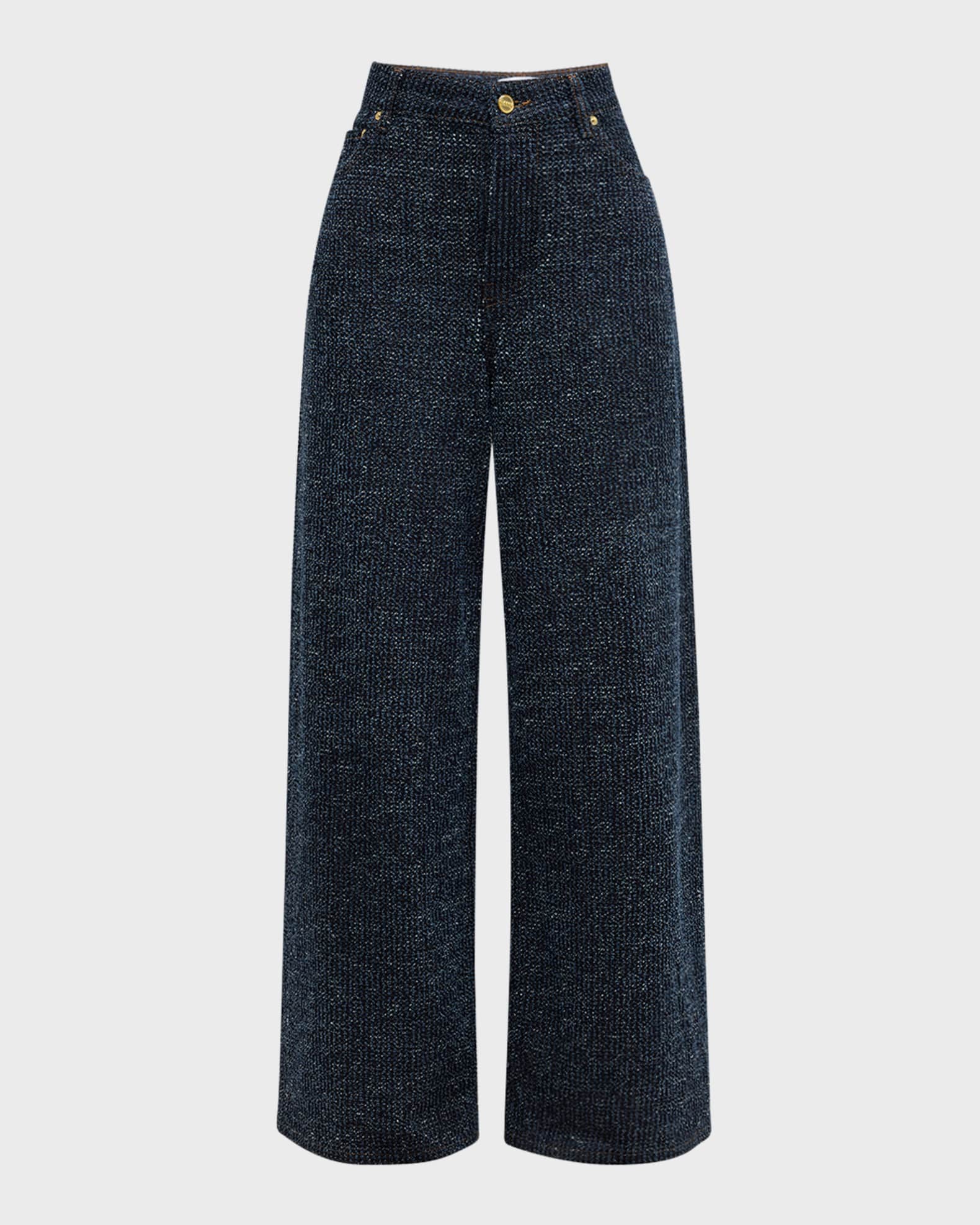 Ganni Denim Wide Jeans | Neiman Marcus