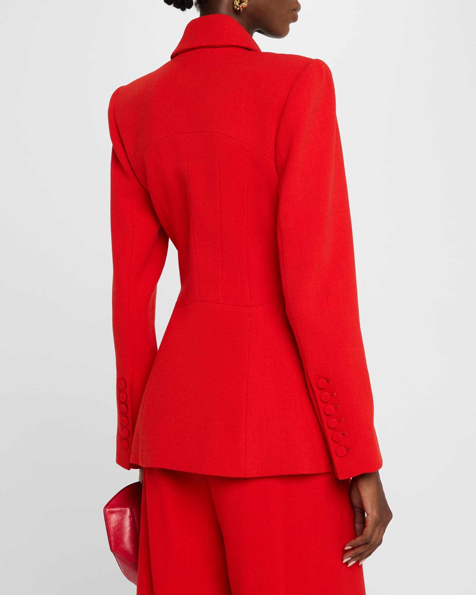 Stretch Wool Crepe Collection | Neiman Marcus