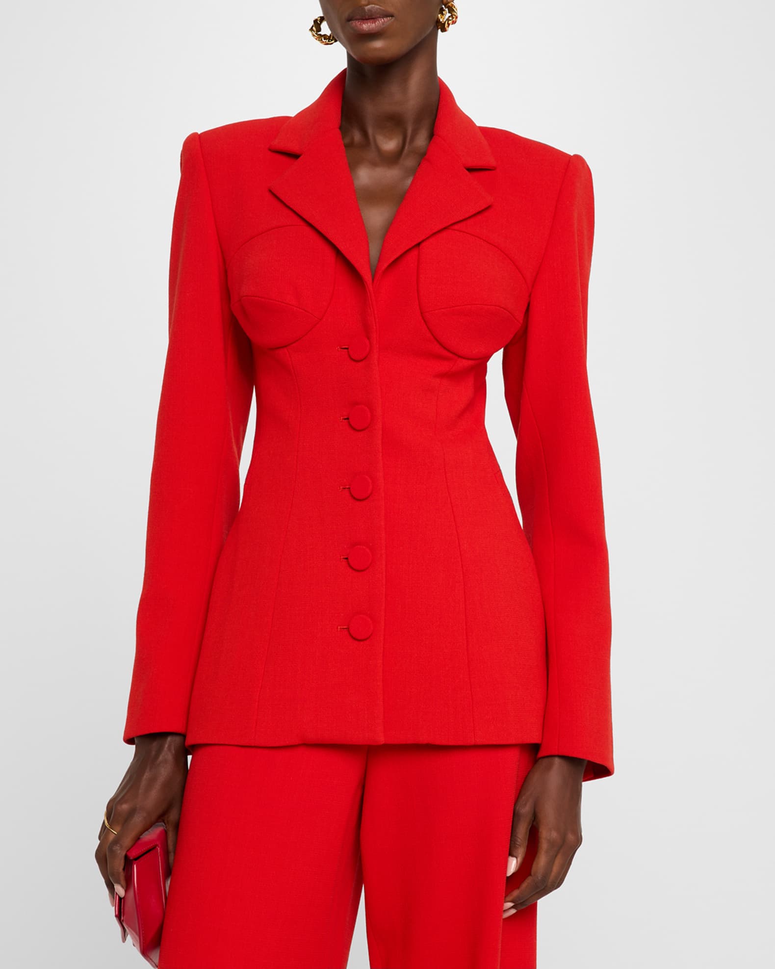 Stretch Wool Crepe Collection | Neiman Marcus