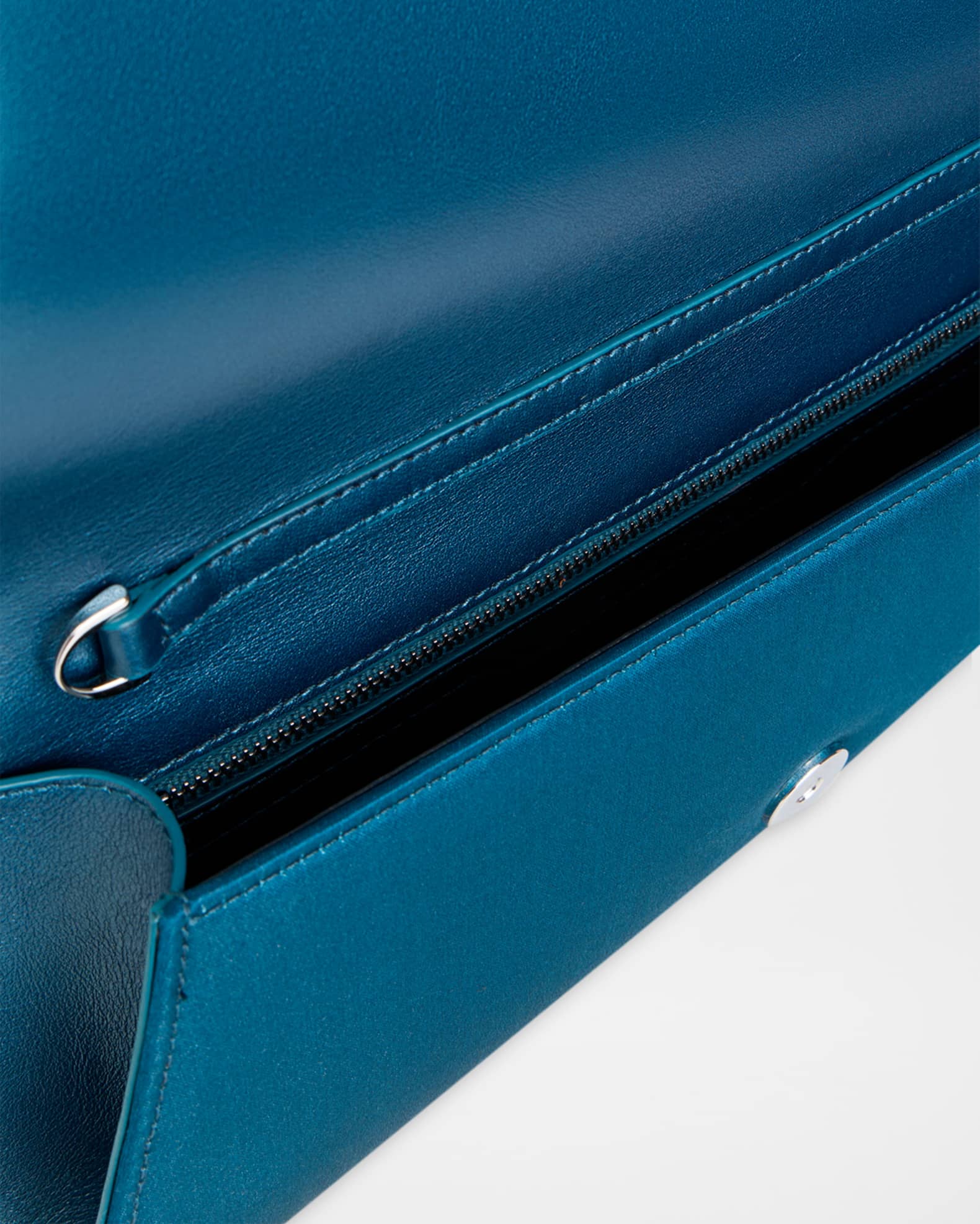 Akris Anouk Small Satin Clutch Bag | Neiman Marcus