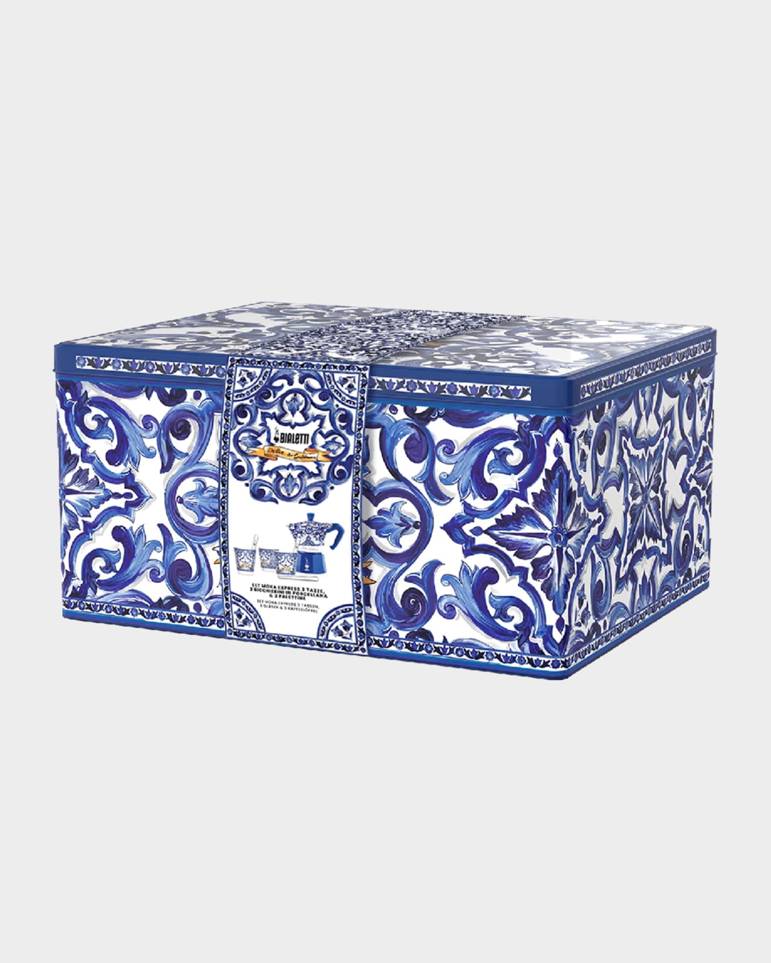 Bialetti x Dolce&Gabbana 2-Cup Moka Express Pot With Espresso Cups ...