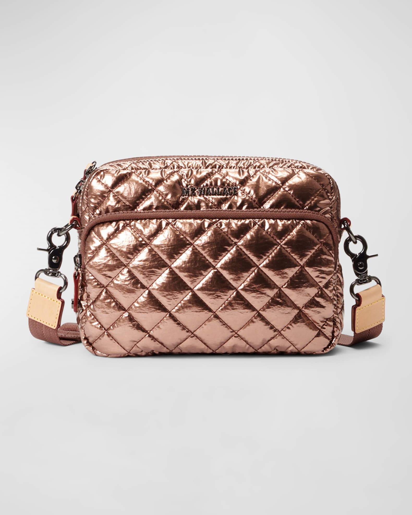 MZ WALLACE Metro Small Quilted Camera Crossbody Bag | Neiman Marcus