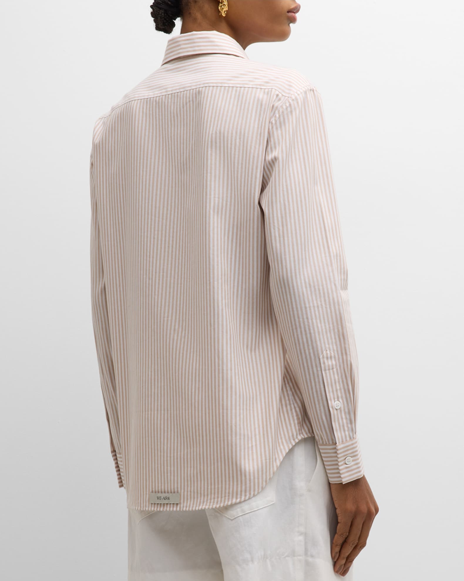 WE-AR4 Inside Out Stripe Shirt | Neiman Marcus