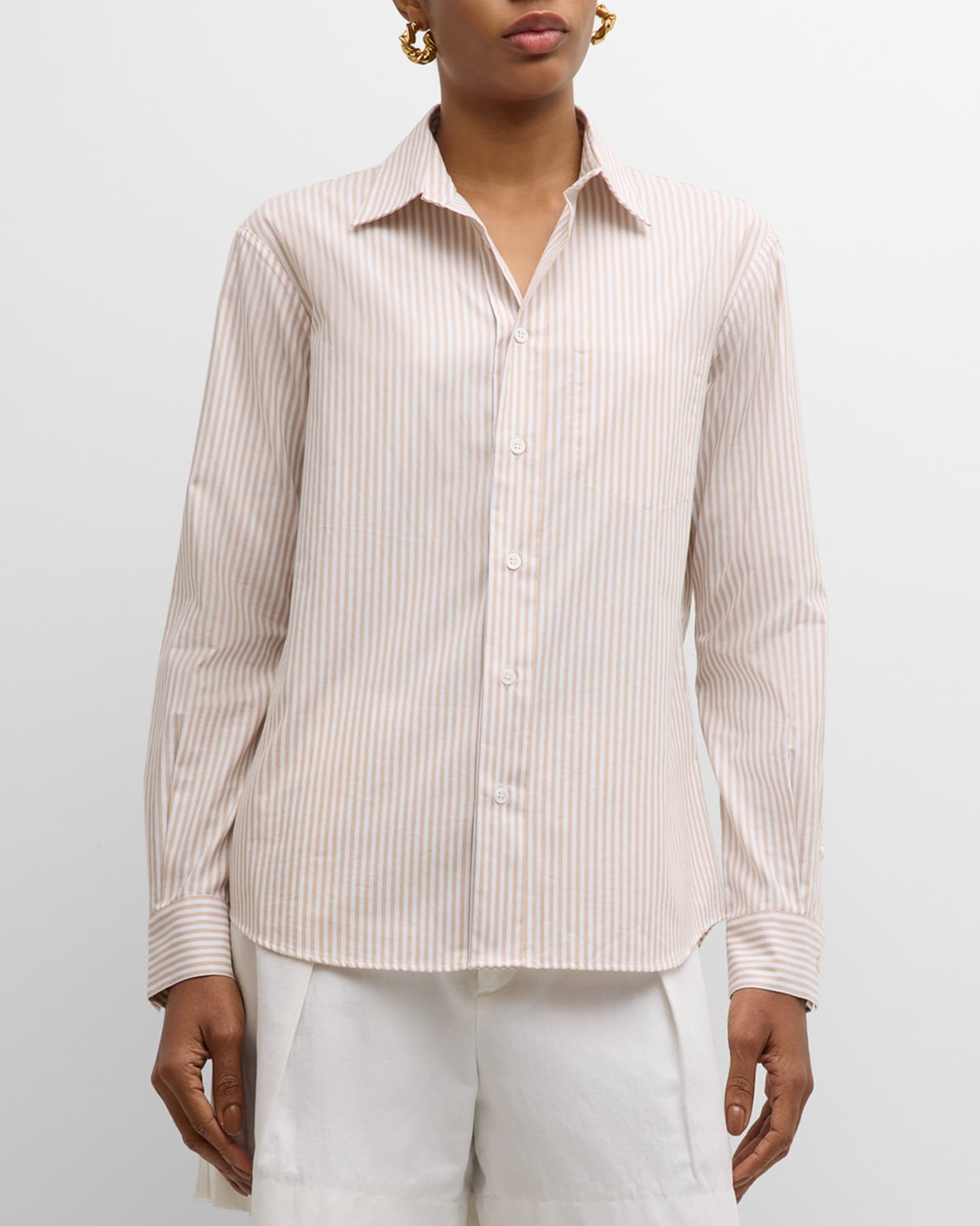 WE-AR4 Inside Out Stripe Shirt | Neiman Marcus