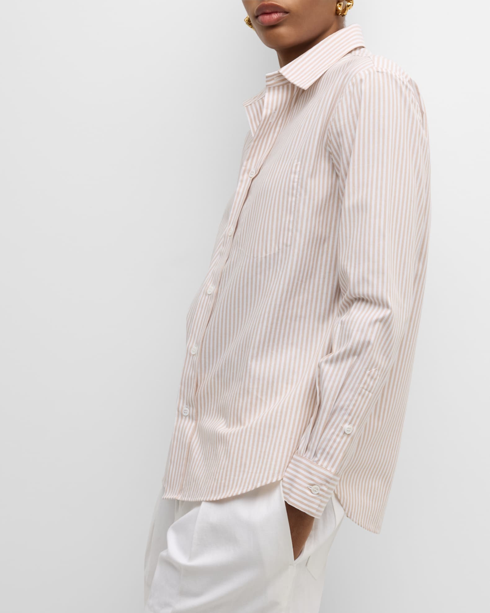 WE-AR4 Inside Out Stripe Shirt | Neiman Marcus