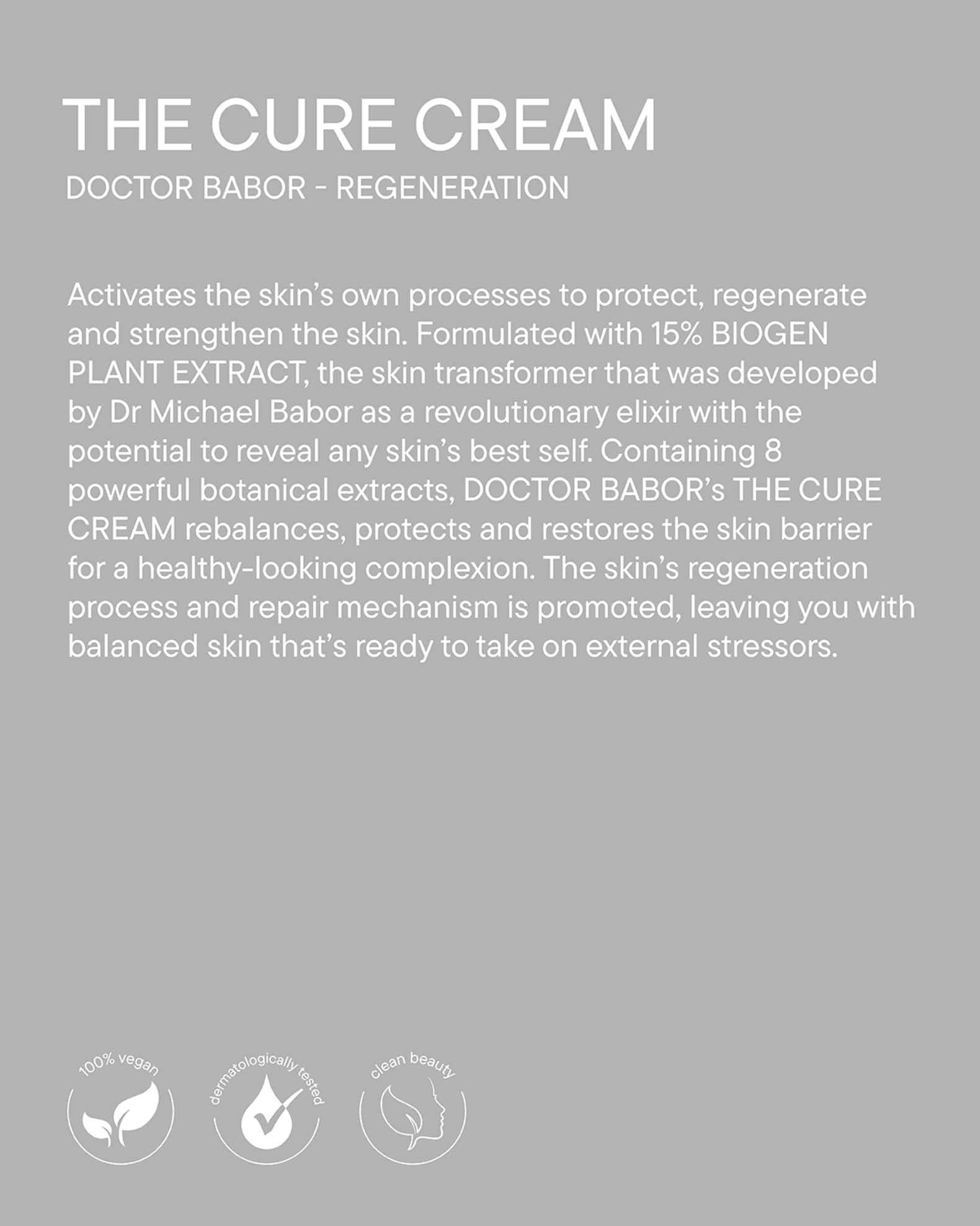 BABOR The Cure Cream, 1.7 oz. | Neiman Marcus