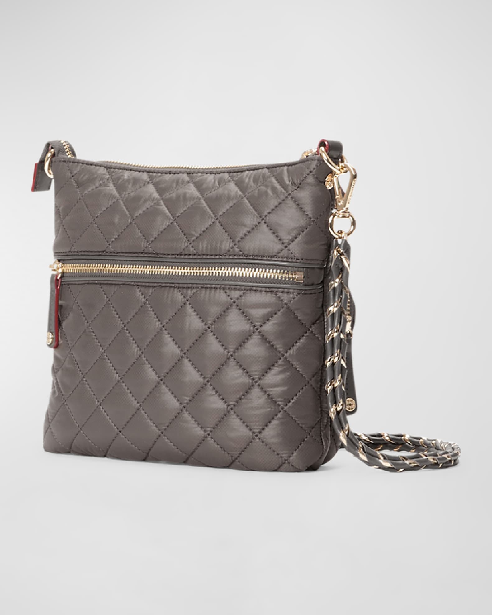 MZ WALLACE Downtown Crosby Zip Nylon Crossbody Bag | Neiman Marcus