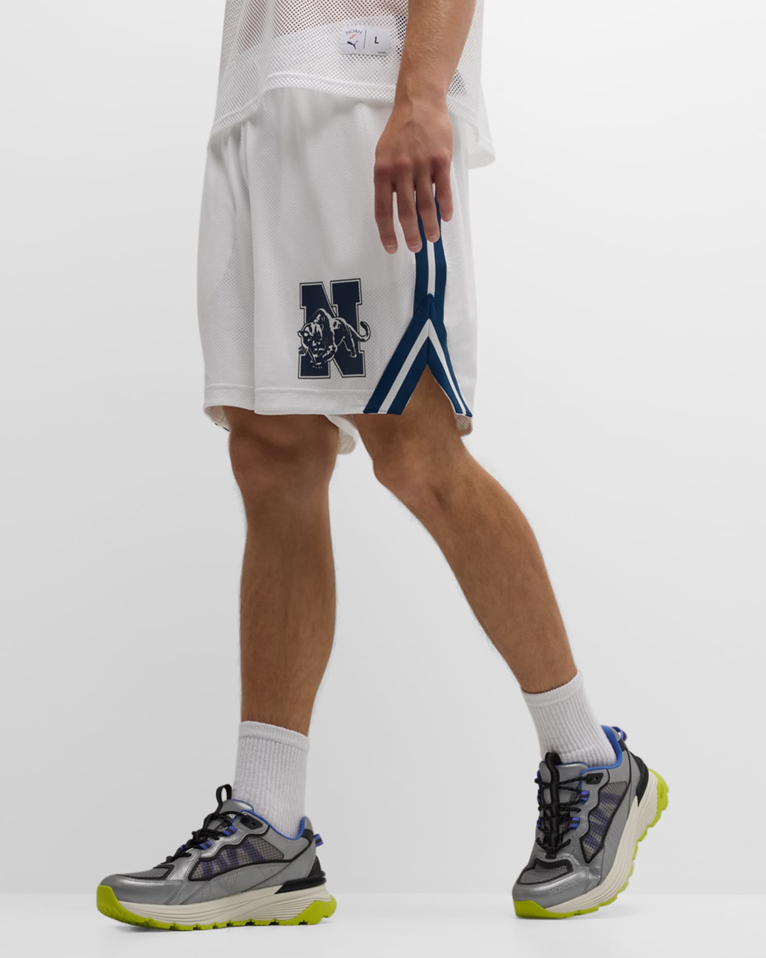 Puma x Noah Men's Lacrosse Shorts | Neiman Marcus