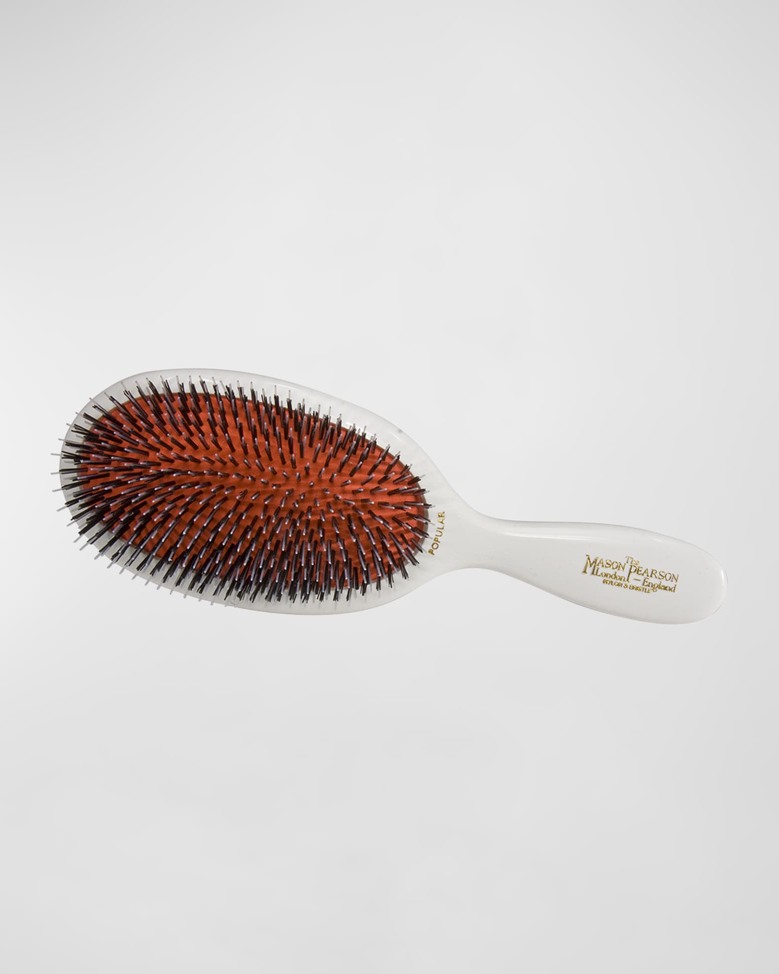 Mason Pearson White Popular Mixture Bristle Hair Brush | Neiman Marcus